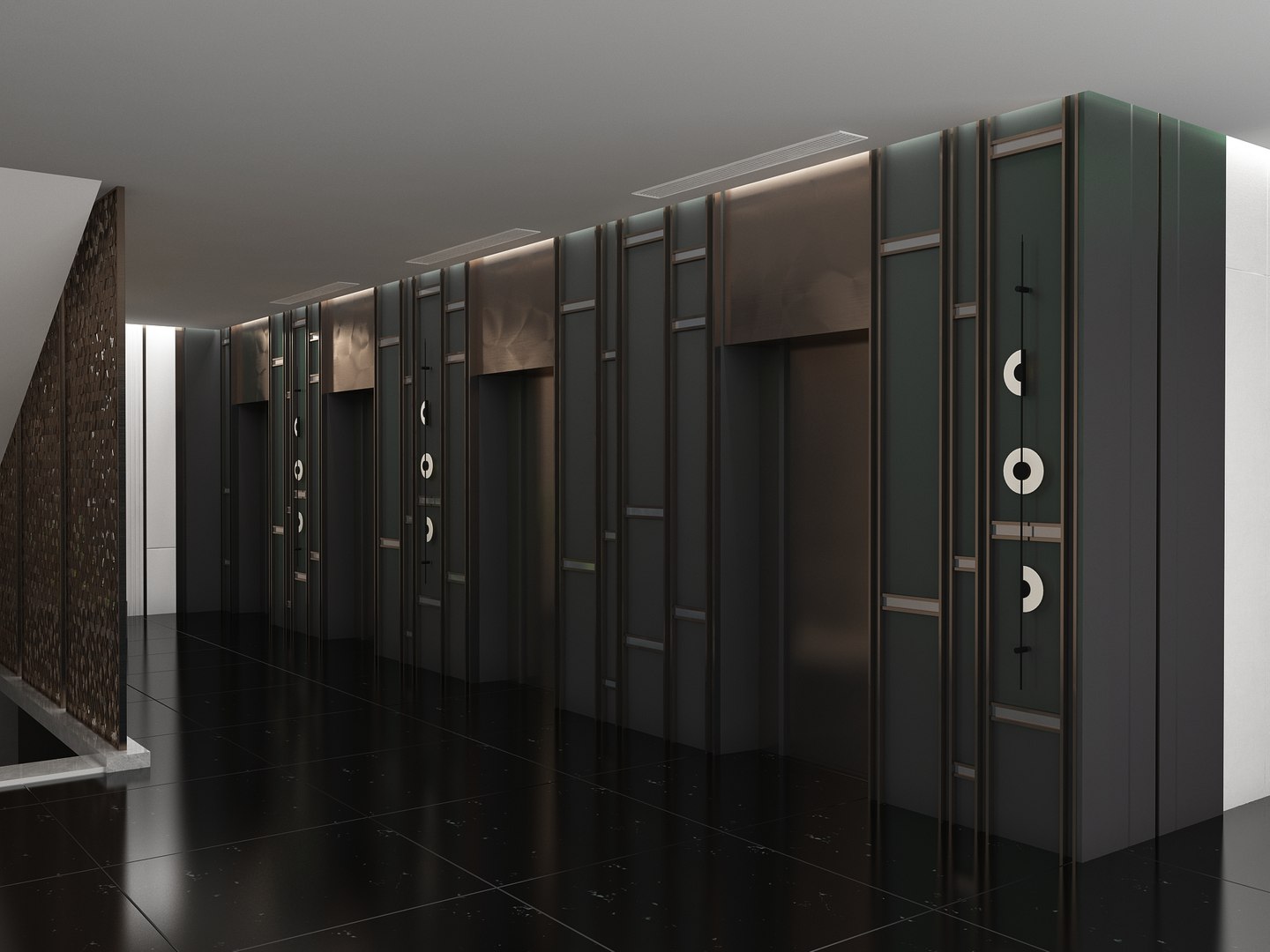 Elevators - Design 02 - 2Ds Plan - 3Ds Files Modelo 3D - TurboSquid 1935114