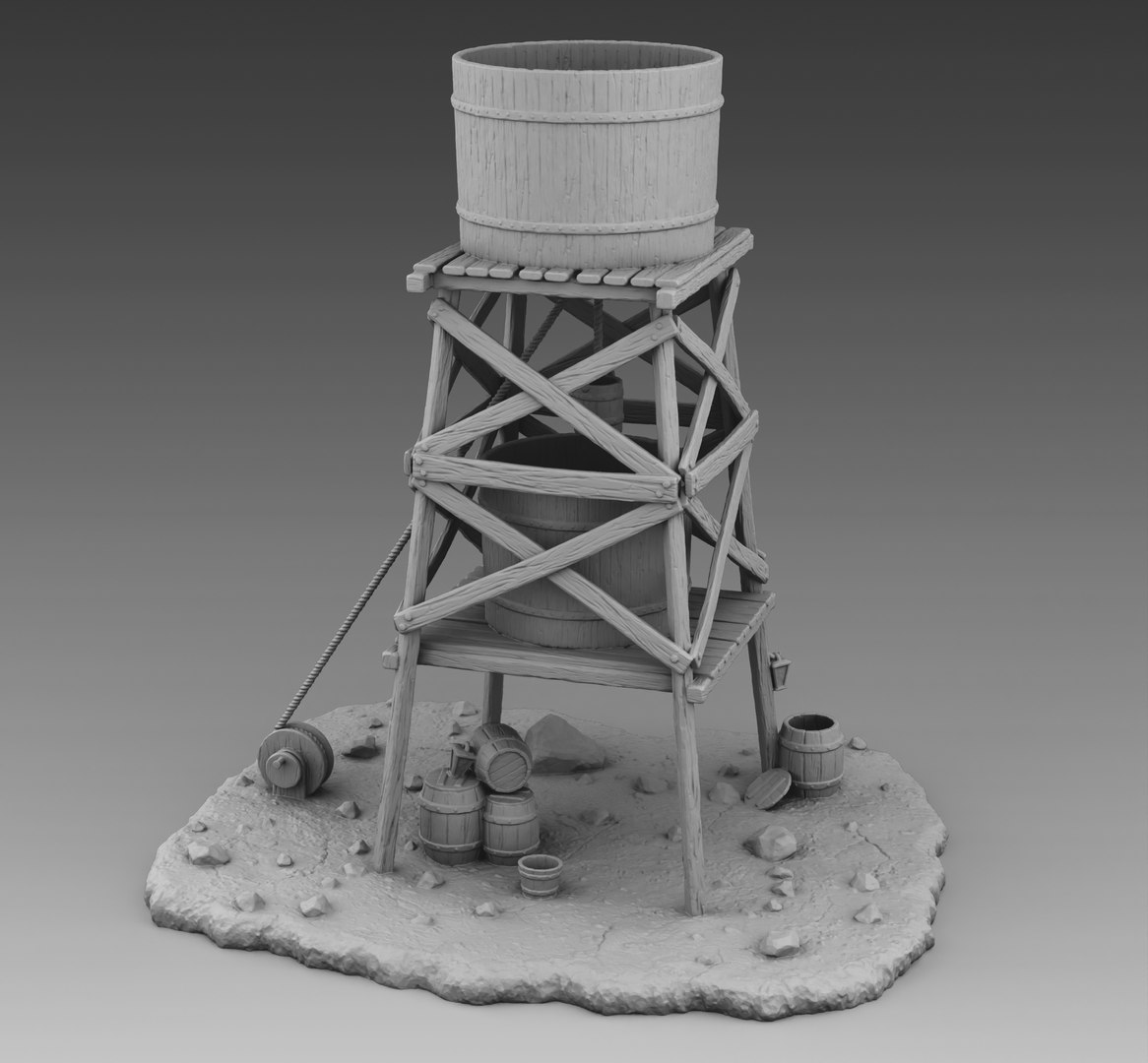 3D Water Reservoir - TurboSquid 1945936