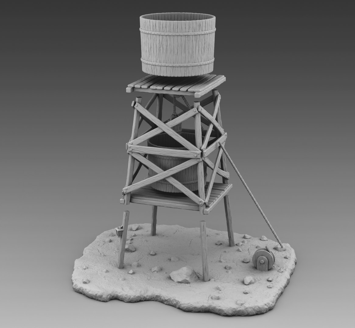 3D Water Reservoir - TurboSquid 1945936
