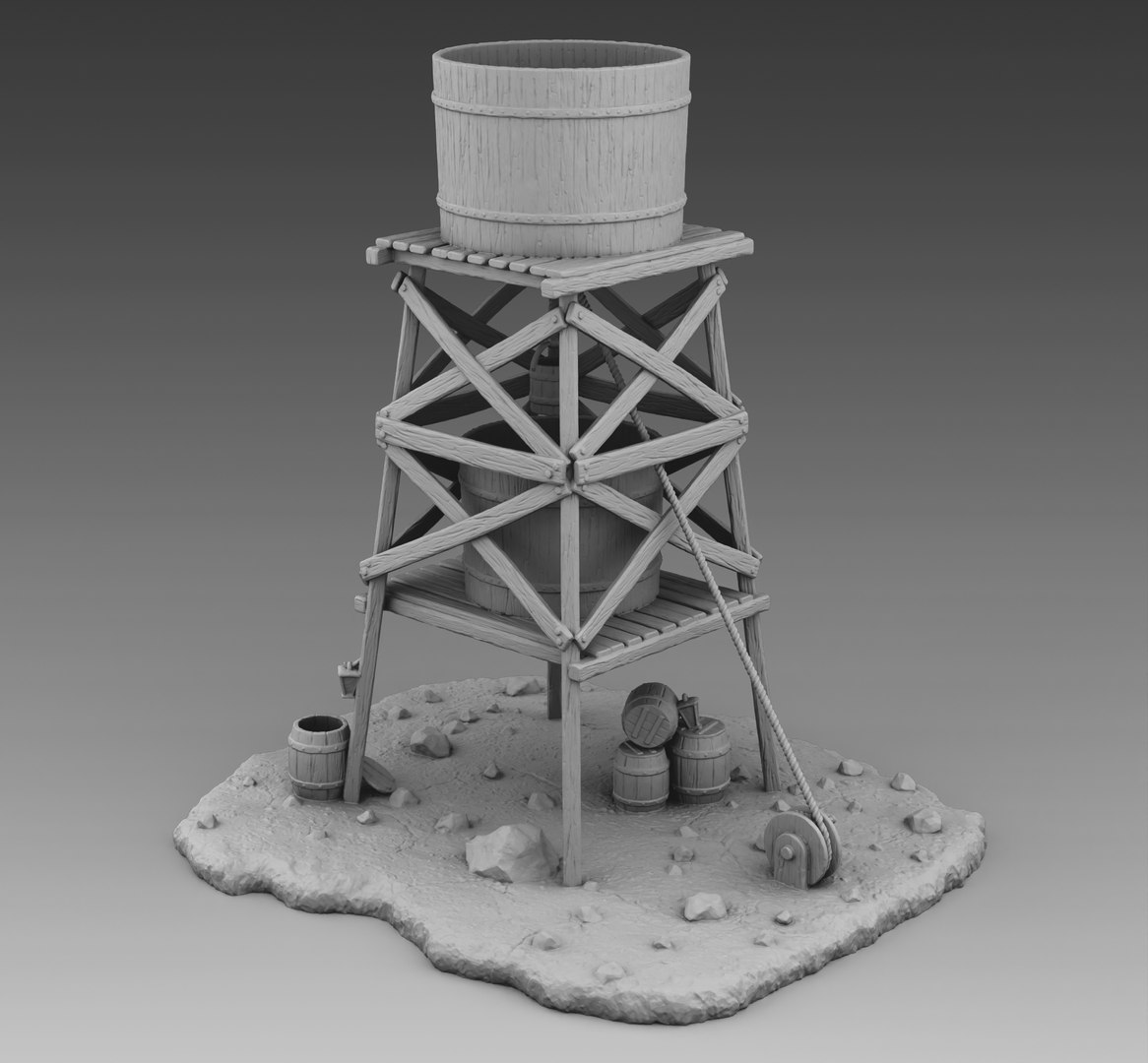 3D Water Reservoir - TurboSquid 1945936