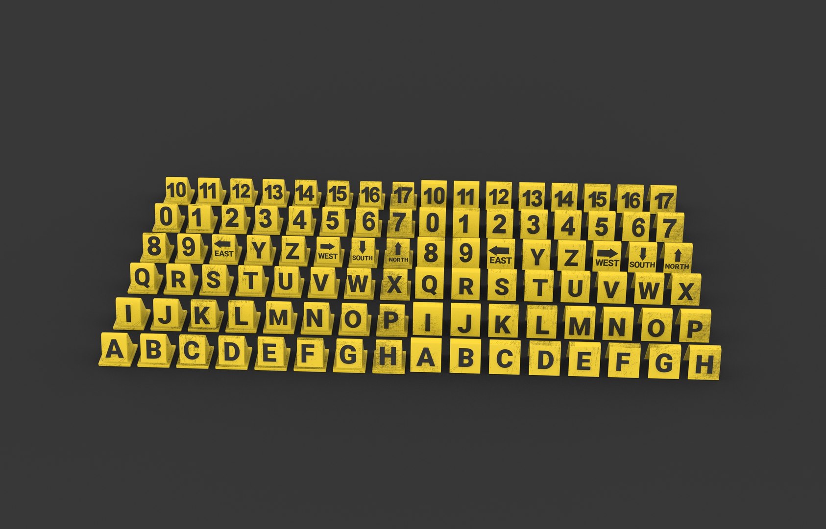 3D Crime Scene Signs And Marks 3D Model - TurboSquid 2336287