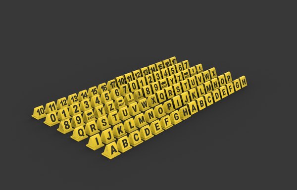 modelo 3d Señales y marcas de la escena del crimen Modelo 3D ...