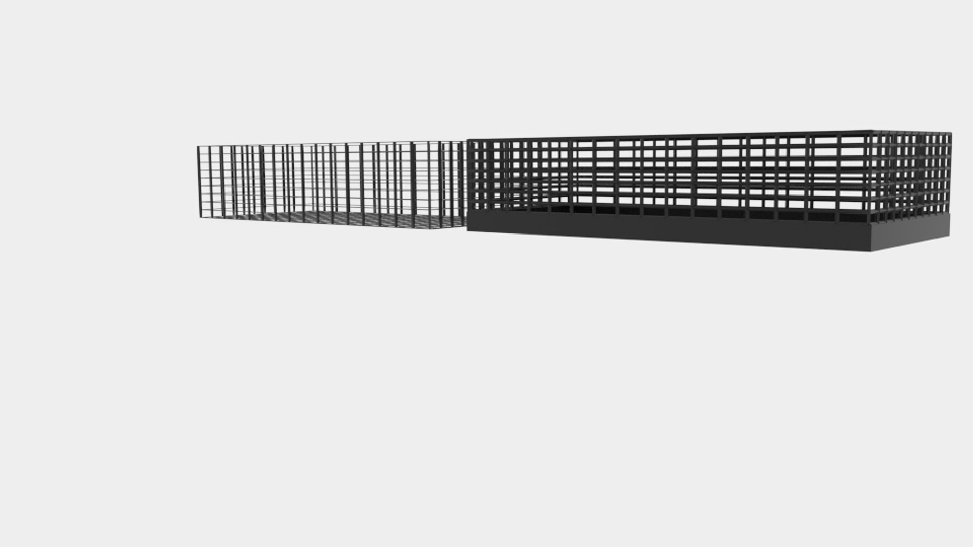 Rectangle Wire Bin Model - TurboSquid 1158366