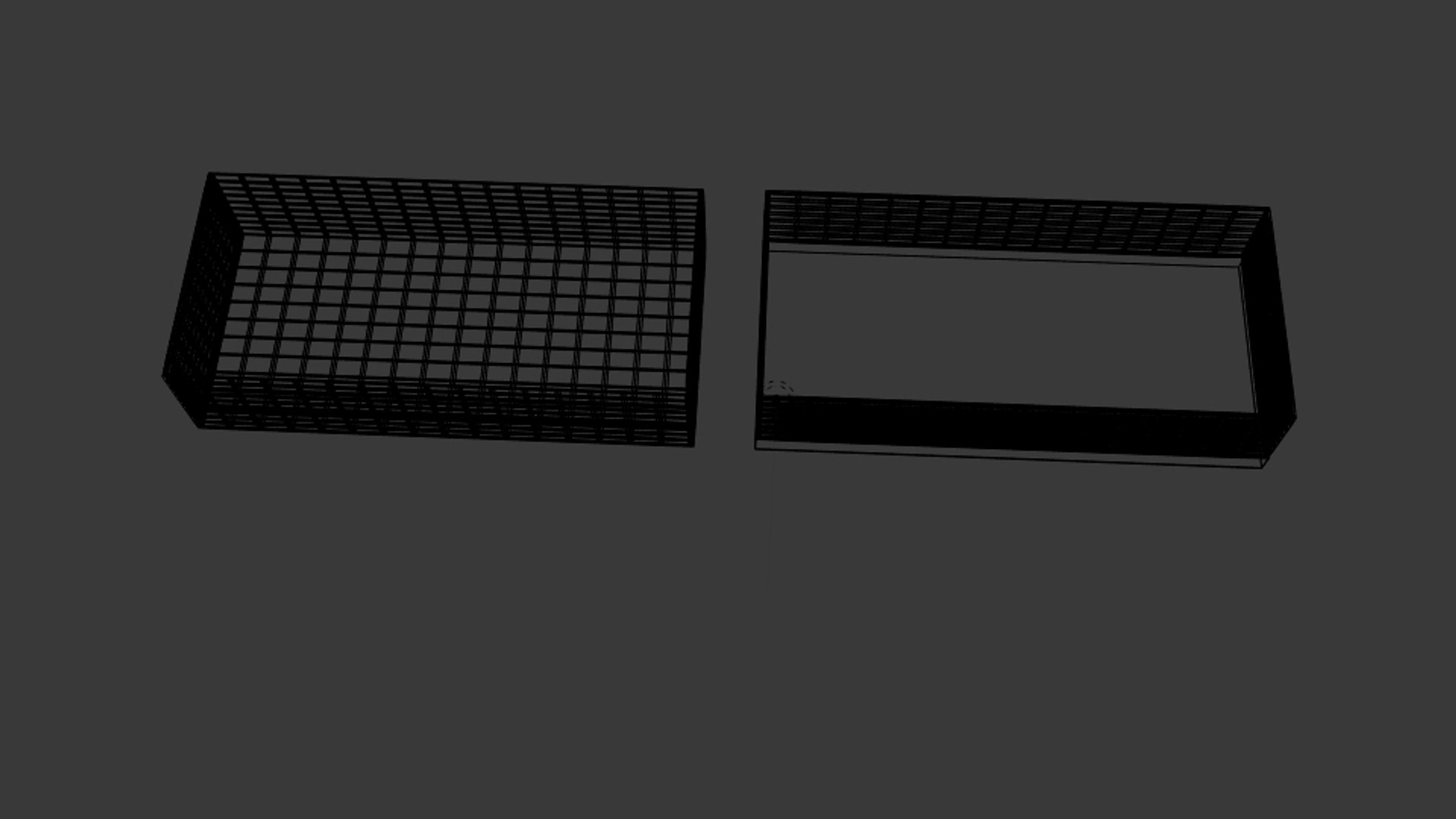 Rectangle Wire Bin Model - TurboSquid 1158366
