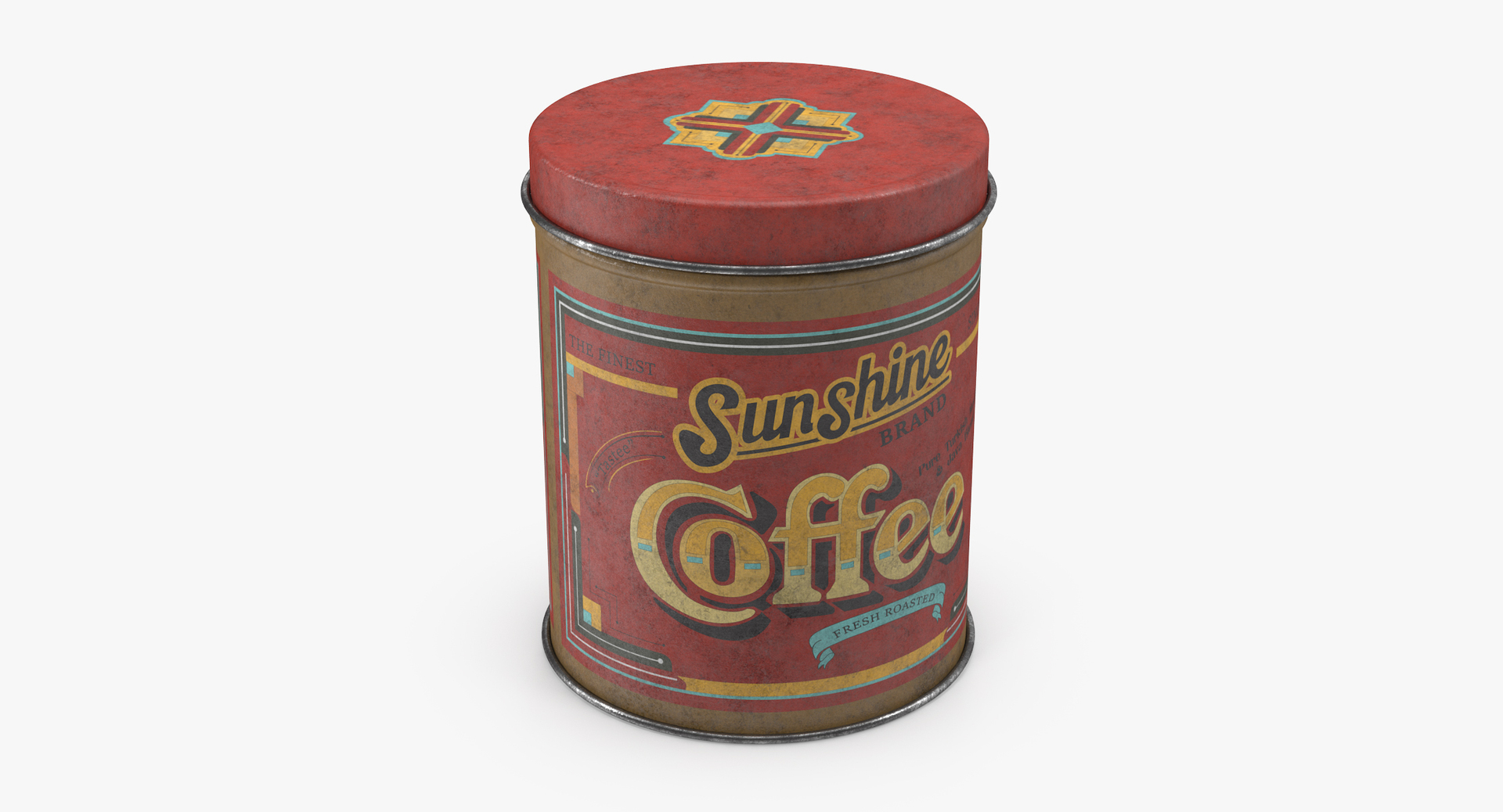 Max Vintage Kitchen Tin Coffee