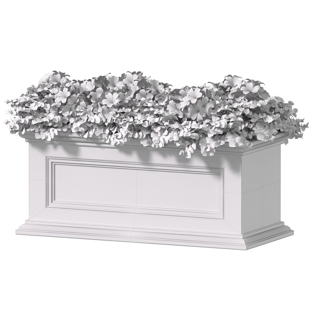 3D Window box flower pot Balcony container garden - TurboSquid 2146623