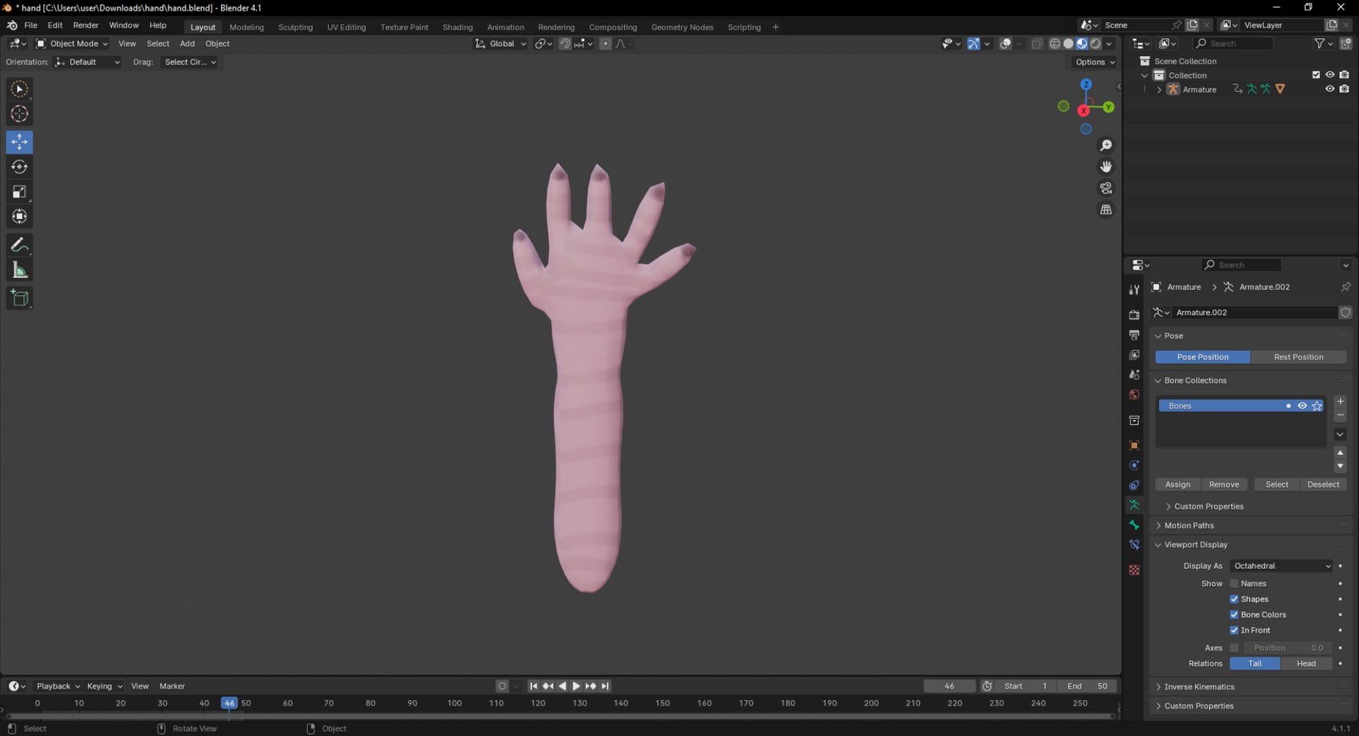3D Hand Rigged Animated Game Ready - TurboSquid 2342787