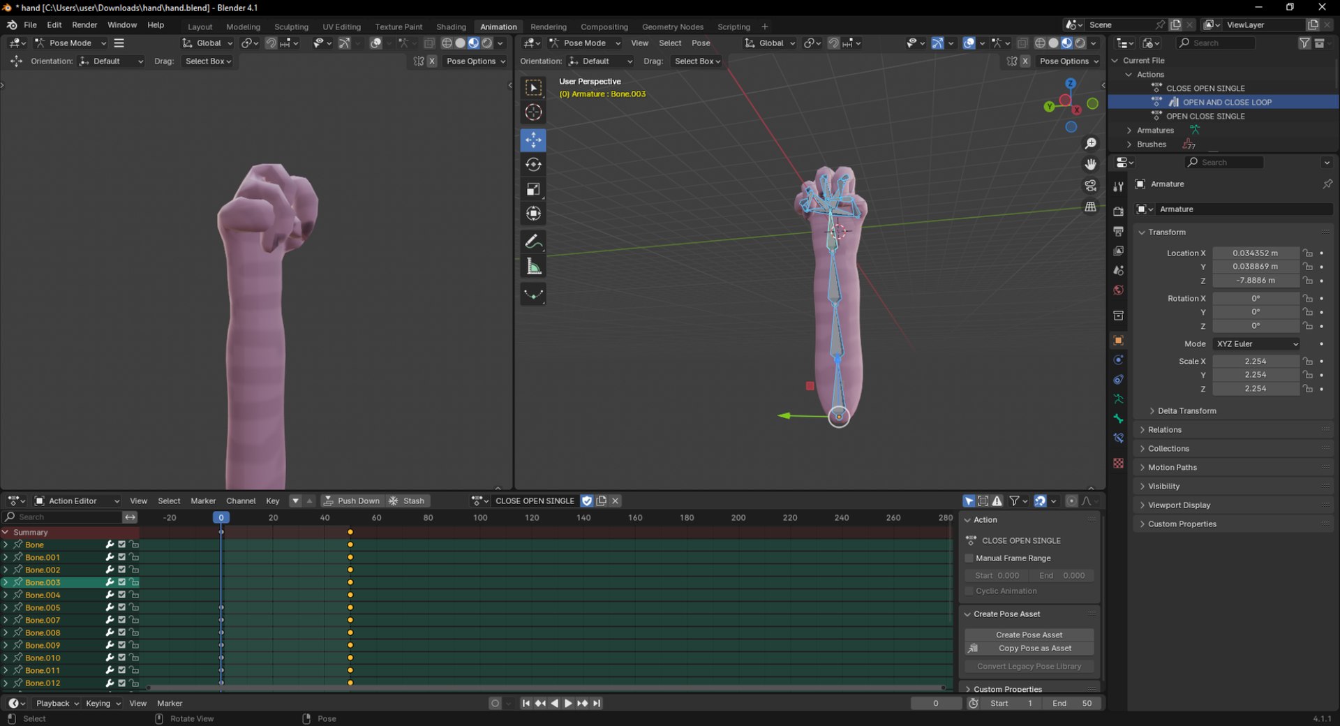 3D Hand Rigged Animated Game Ready - TurboSquid 2342787