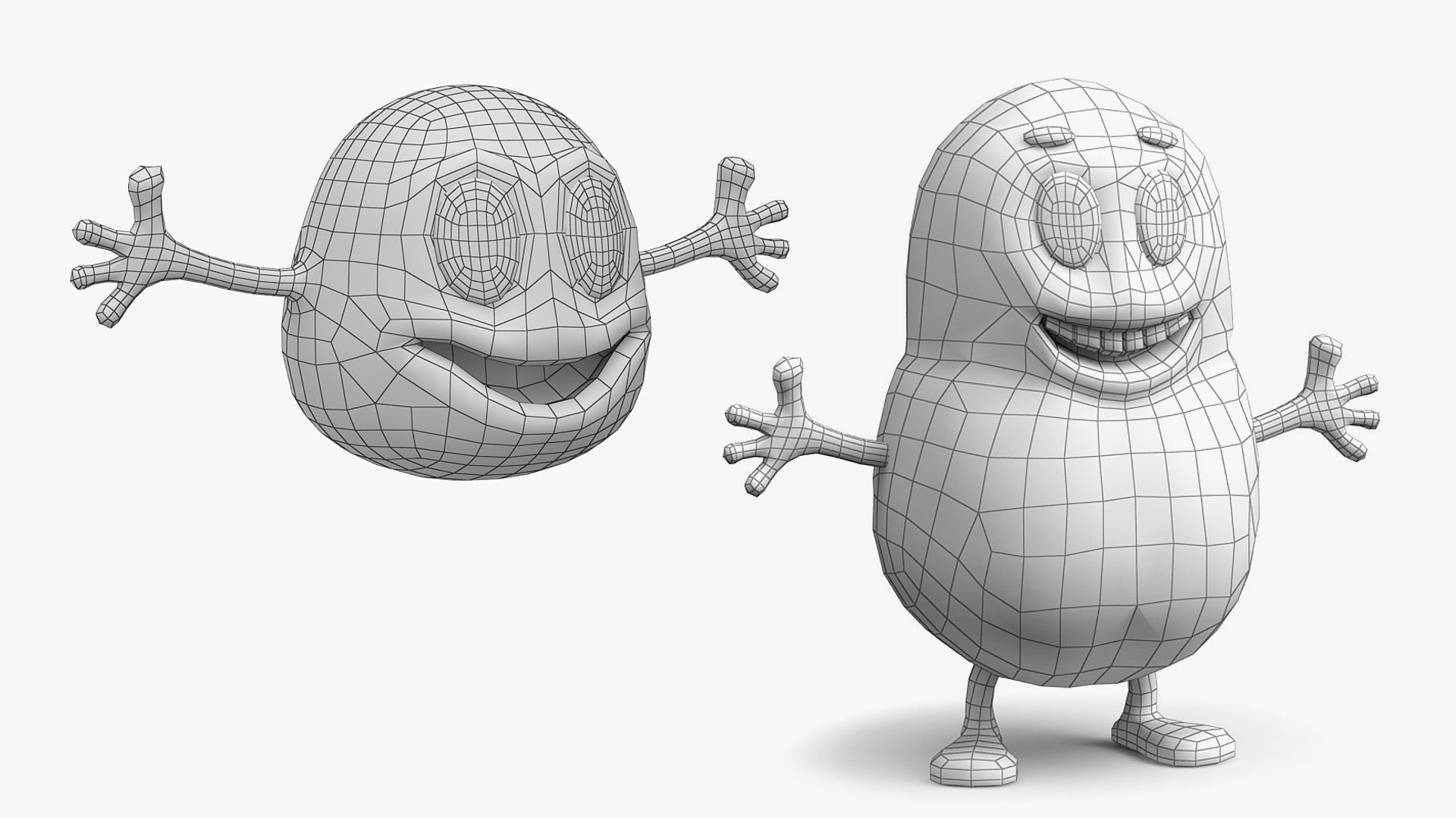Cartoon Characters Collection 3D Model - TurboSquid 2330526
