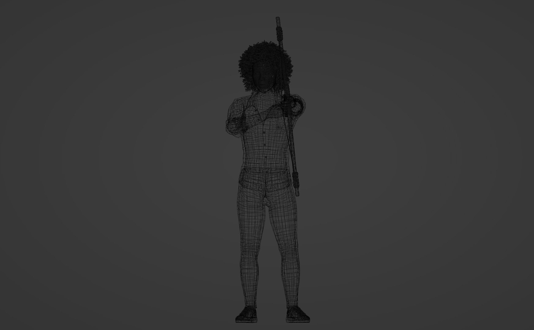 African Archer Model - TurboSquid 2187210