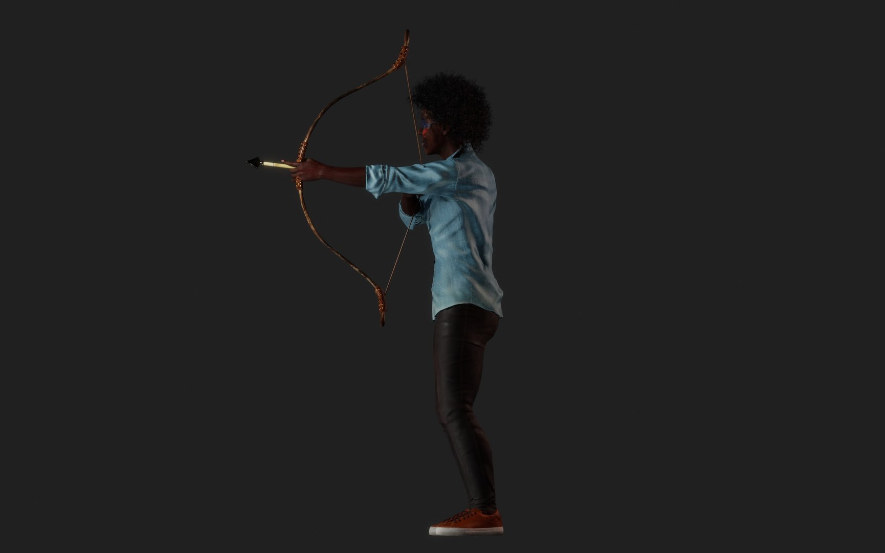 African Archer Model - TurboSquid 2187210