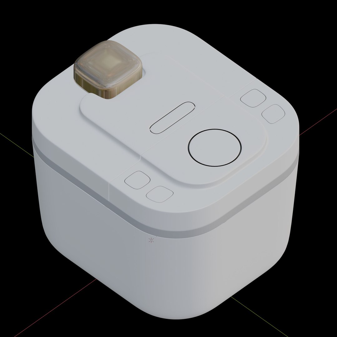 3D White Rice Cooker Model - TurboSquid 2448929