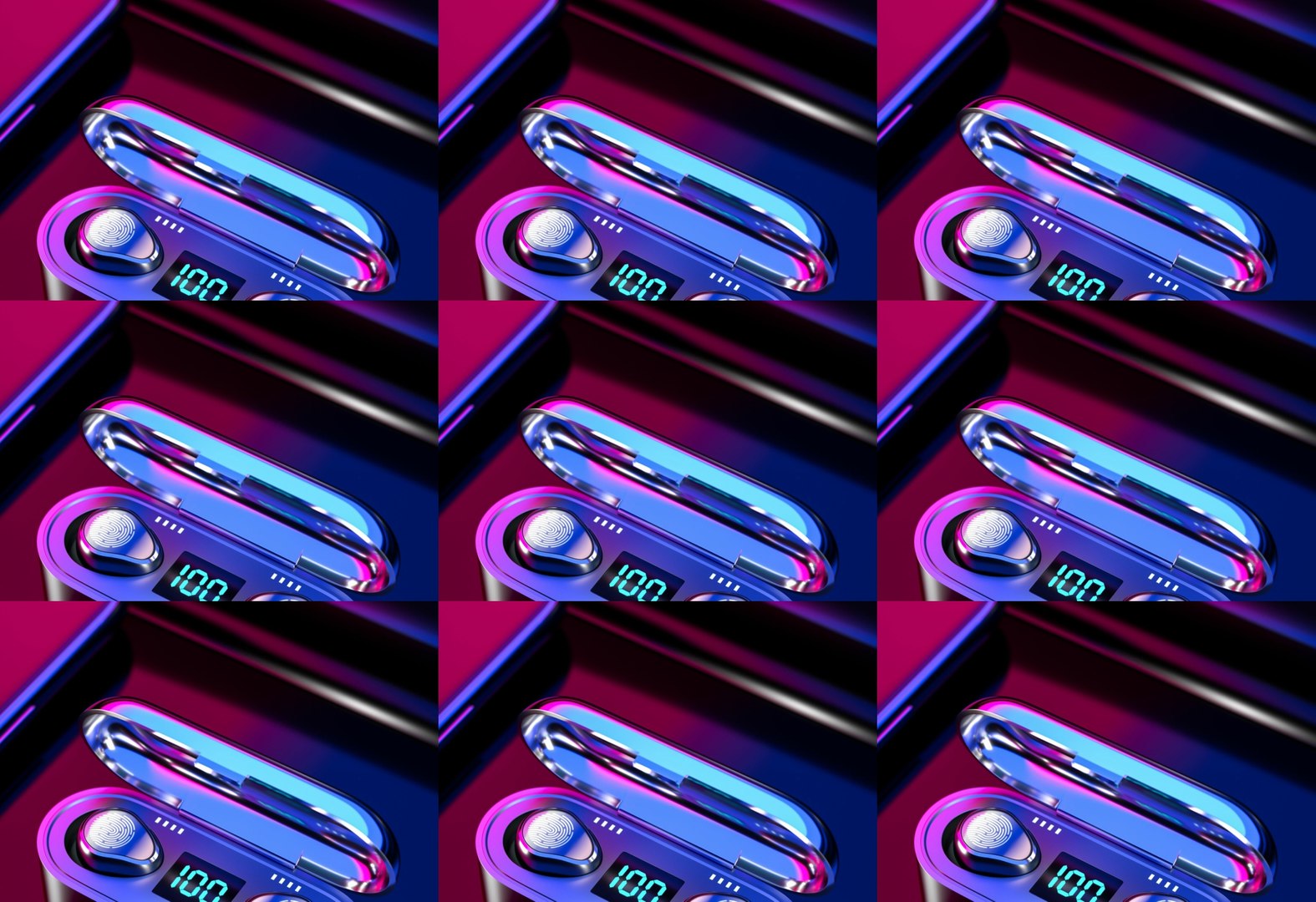 3D Apple Bluetooth Wireless Headphones Earbuds Noise-canceling ...