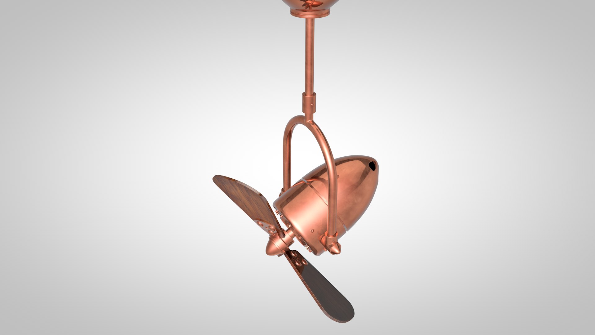 3d retro ceiling fan