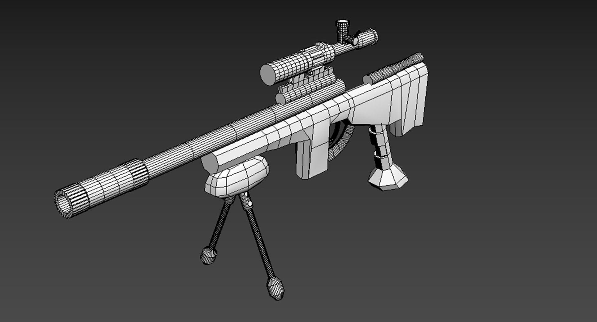Sniper Rifle Model - TurboSquid 1503756