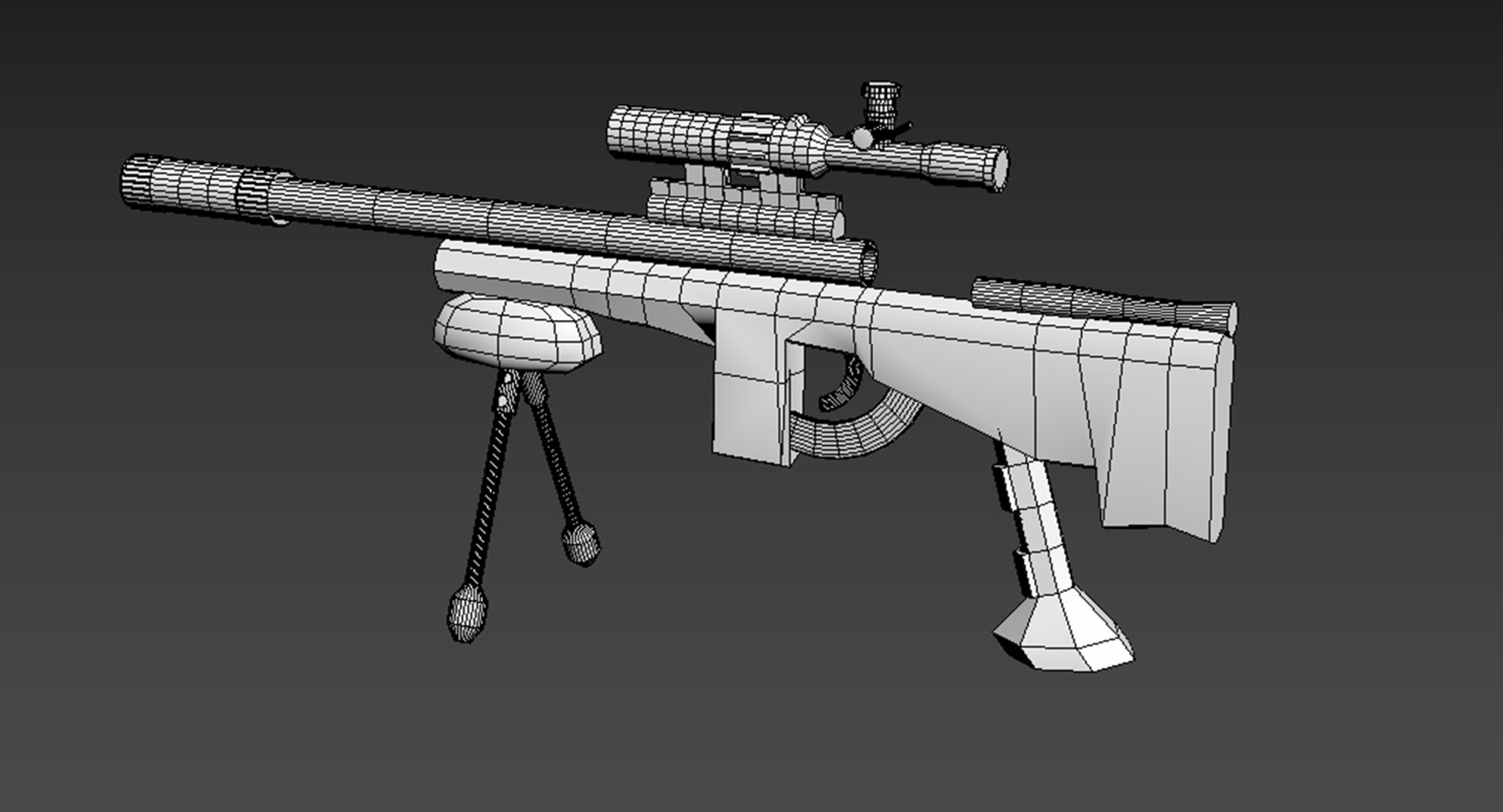 Sniper Rifle Model - TurboSquid 1503756