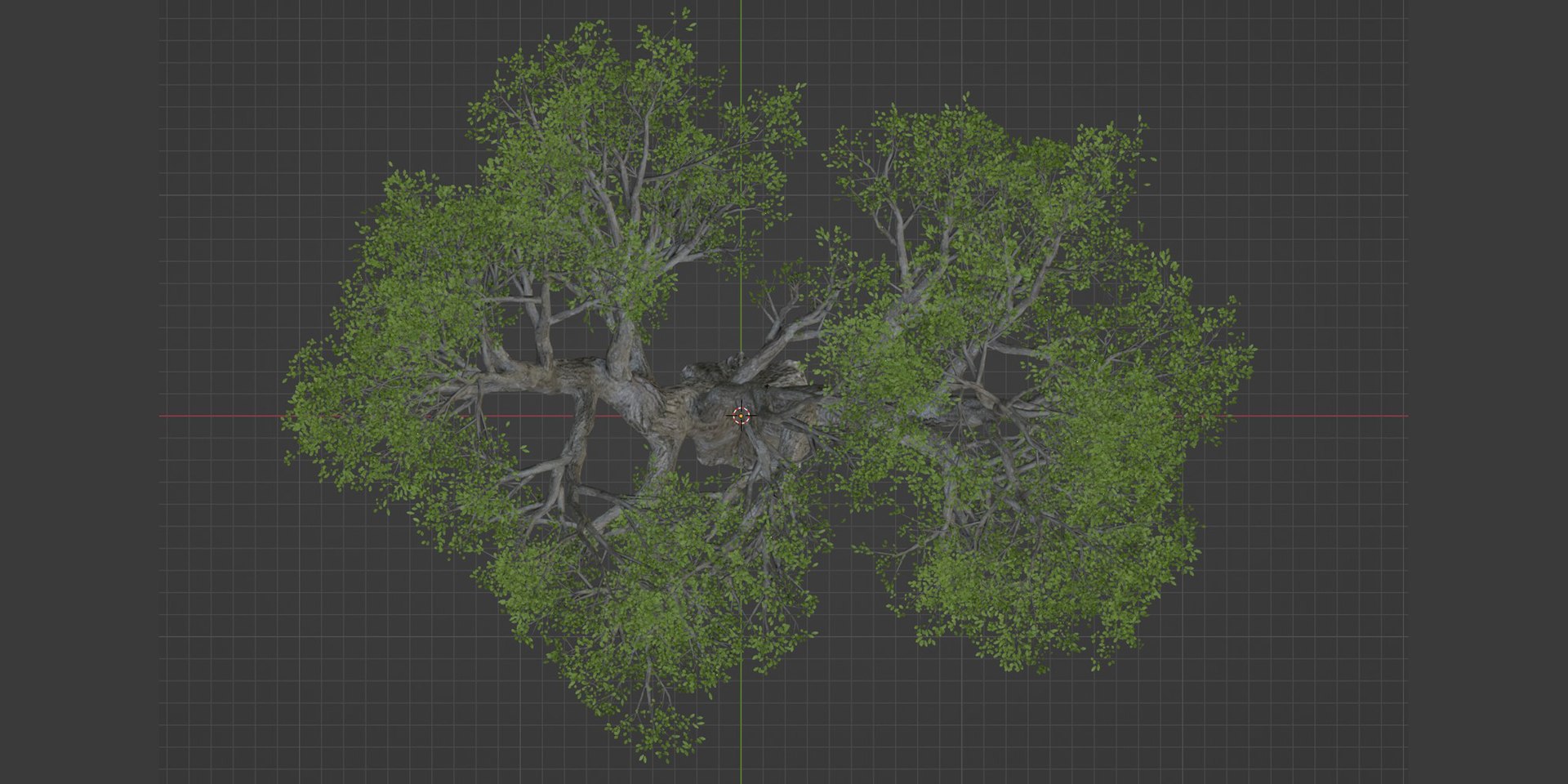 Natural Tree For Landscape Vol 219-Blender-3dmodel 3D Model ...