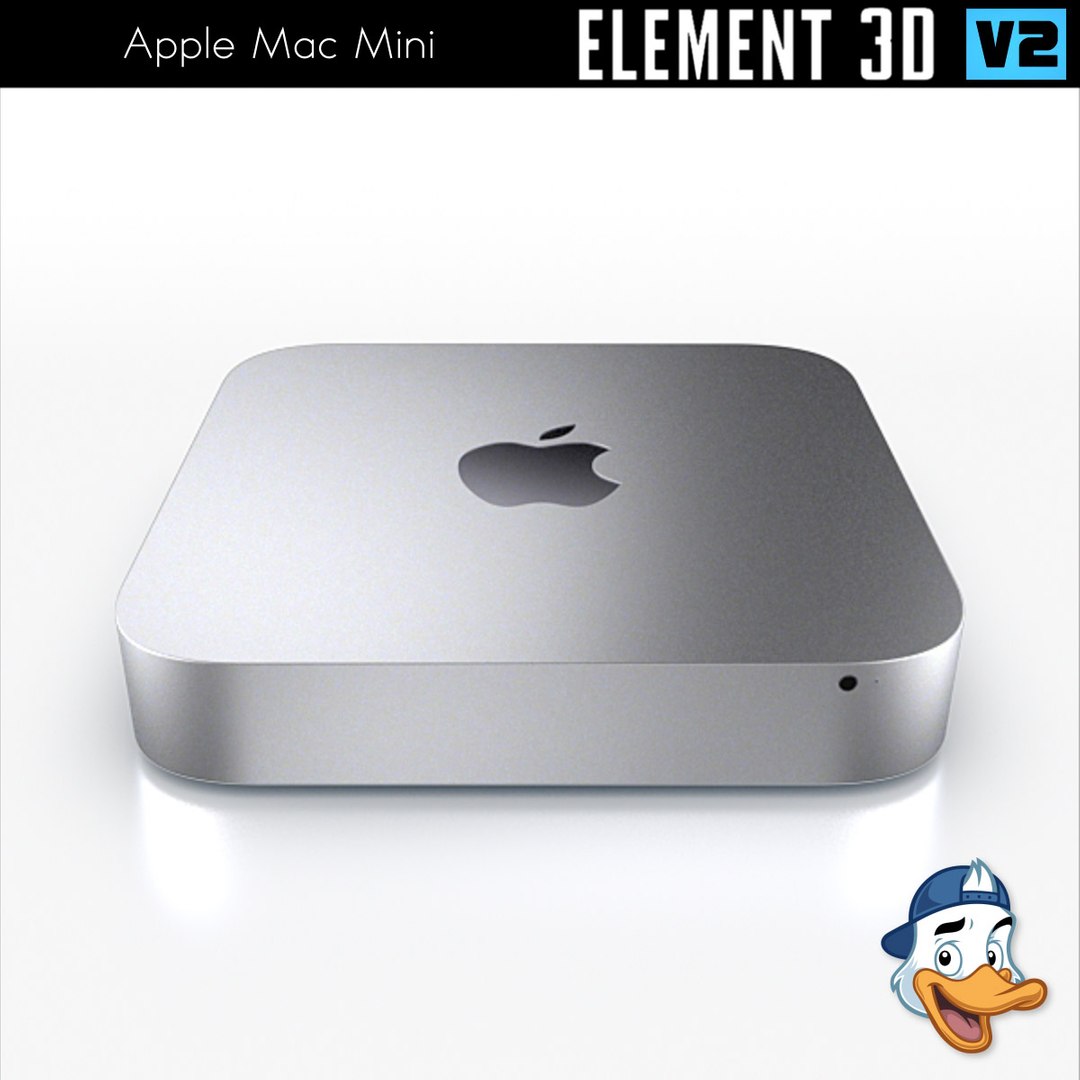 Apple Mac Mini Element 3D Model - TurboSquid 1156018