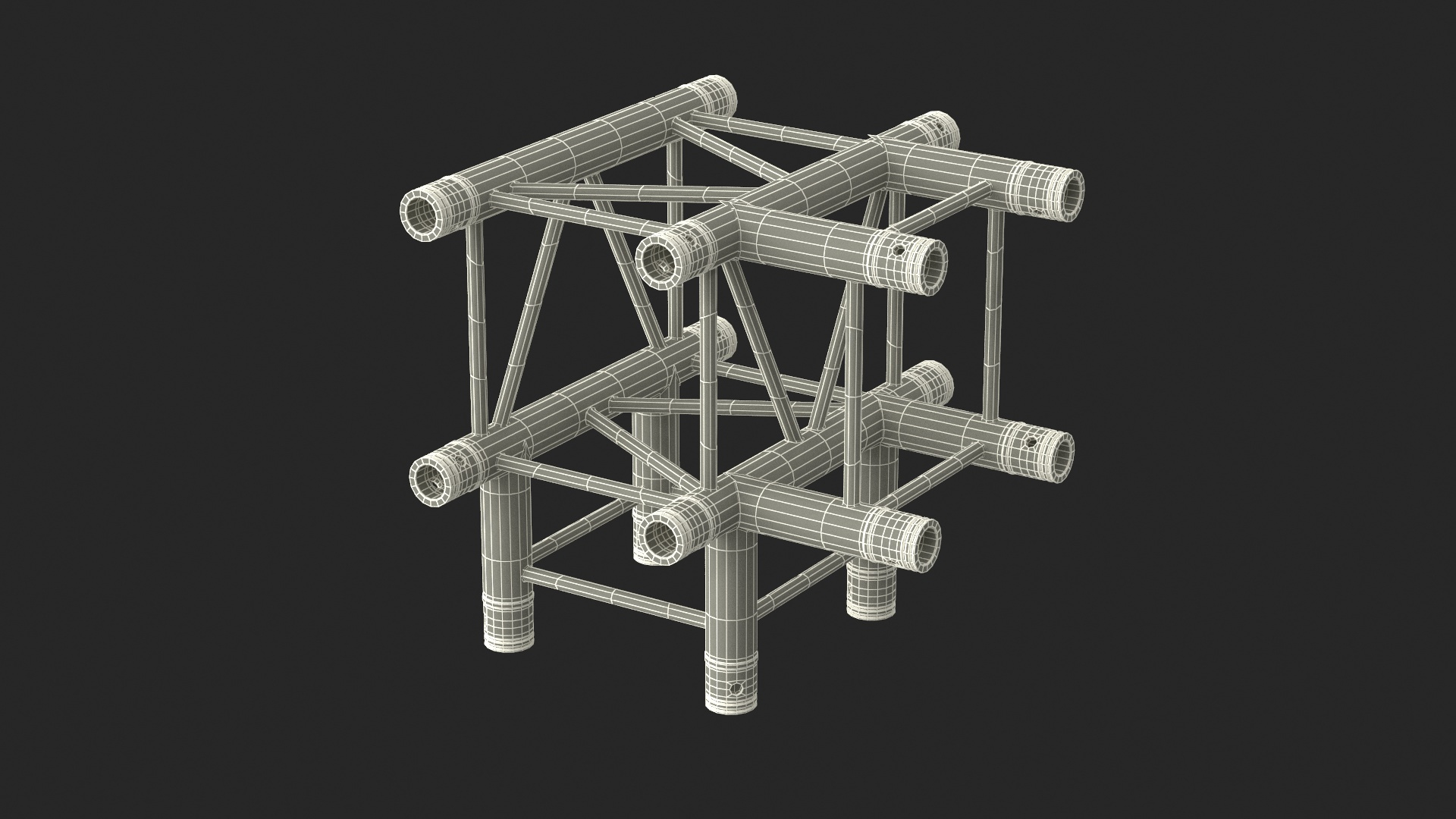 Construction Square Truss Modular Model - TurboSquid 2259003