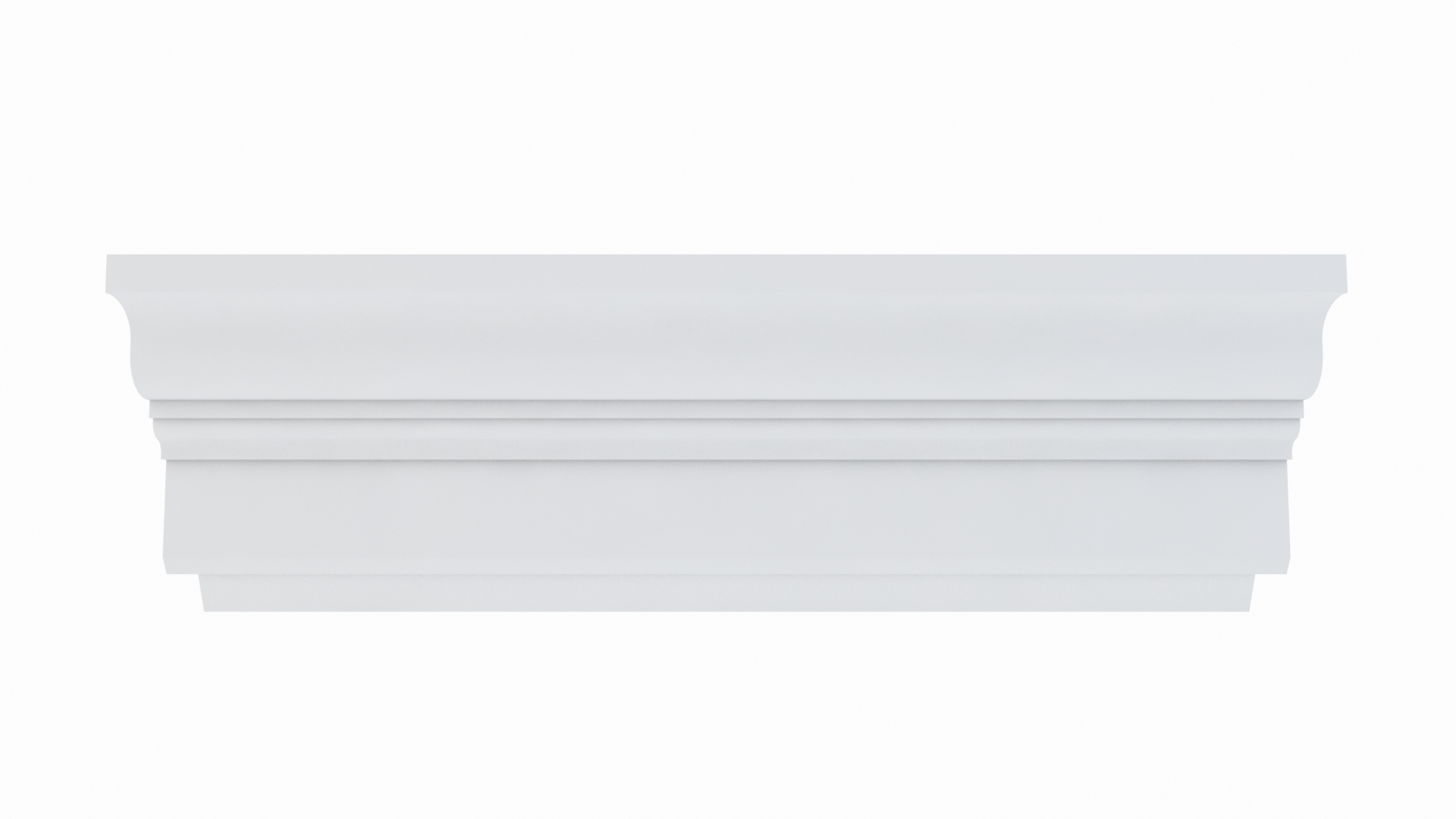 Cornice 147 Straight 3D Model - TurboSquid 2027370