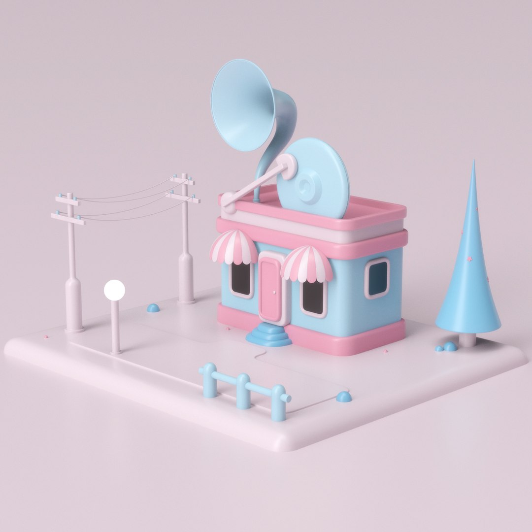 Music Store 03 3D - TurboSquid 1767392