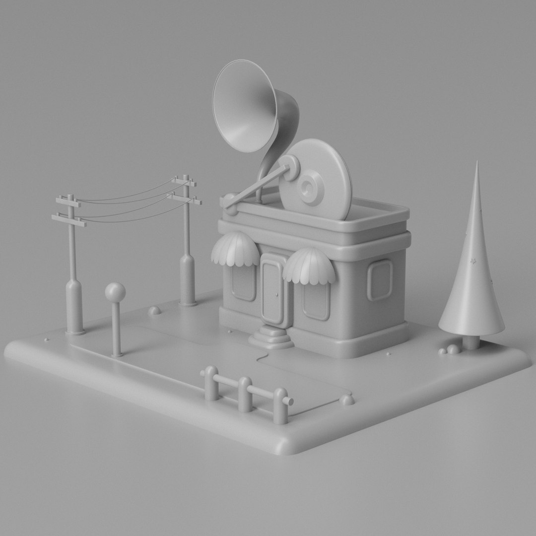 Music Store 03 3D - TurboSquid 1767392