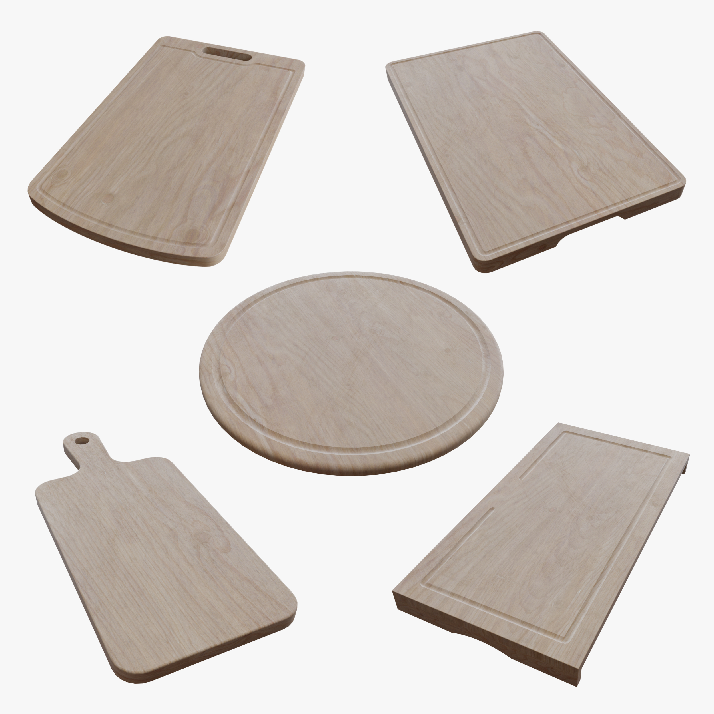 3D Cutting Board Collection - TurboSquid 1821885