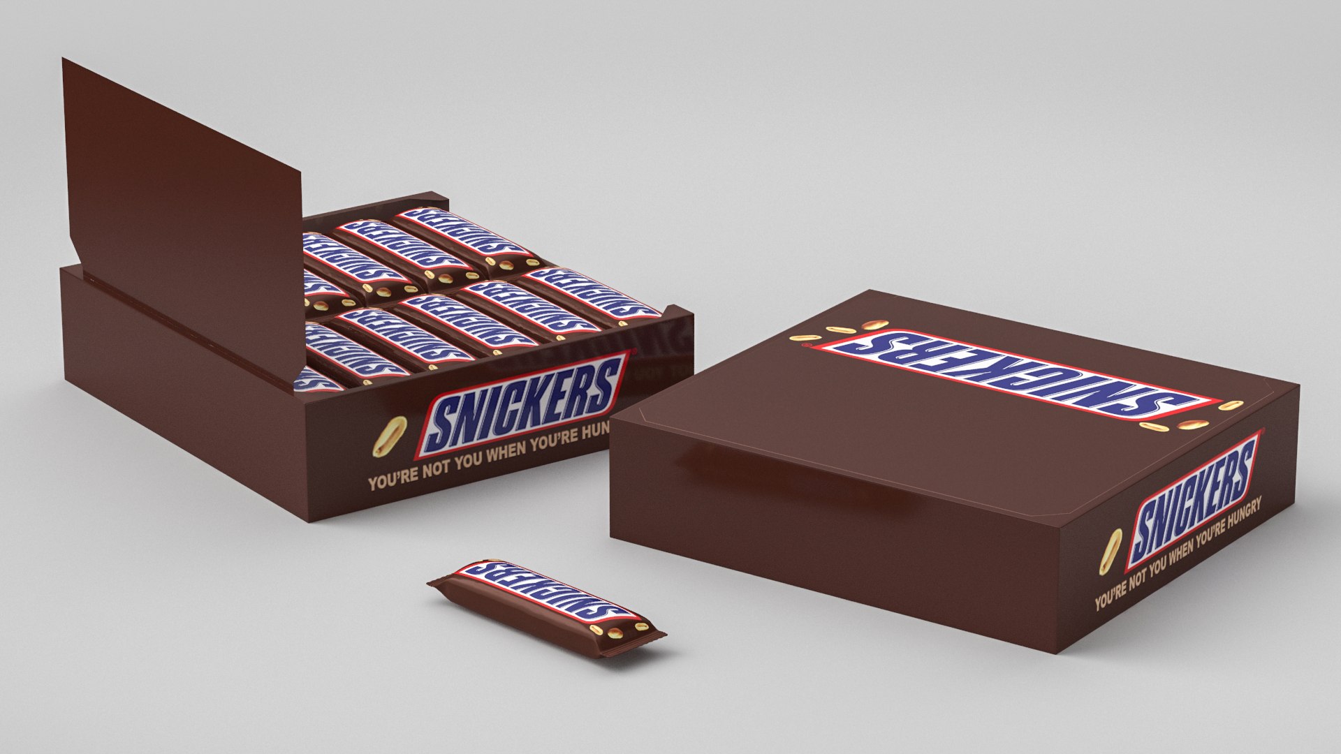 Snickers Box 3D Model - TurboSquid 1688784