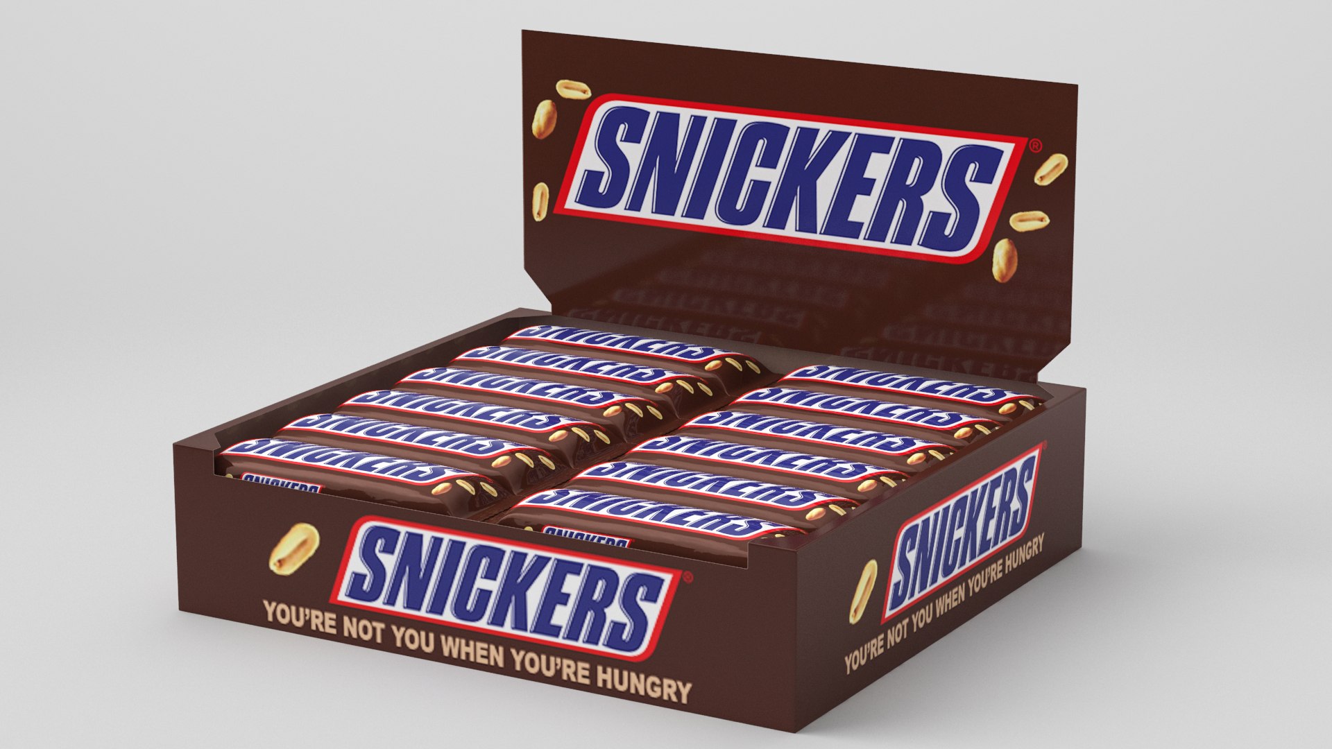 Snickers Box 3D Model - TurboSquid 1688784