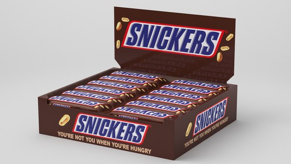 Snickers box 3D model - TurboSquid 1688784