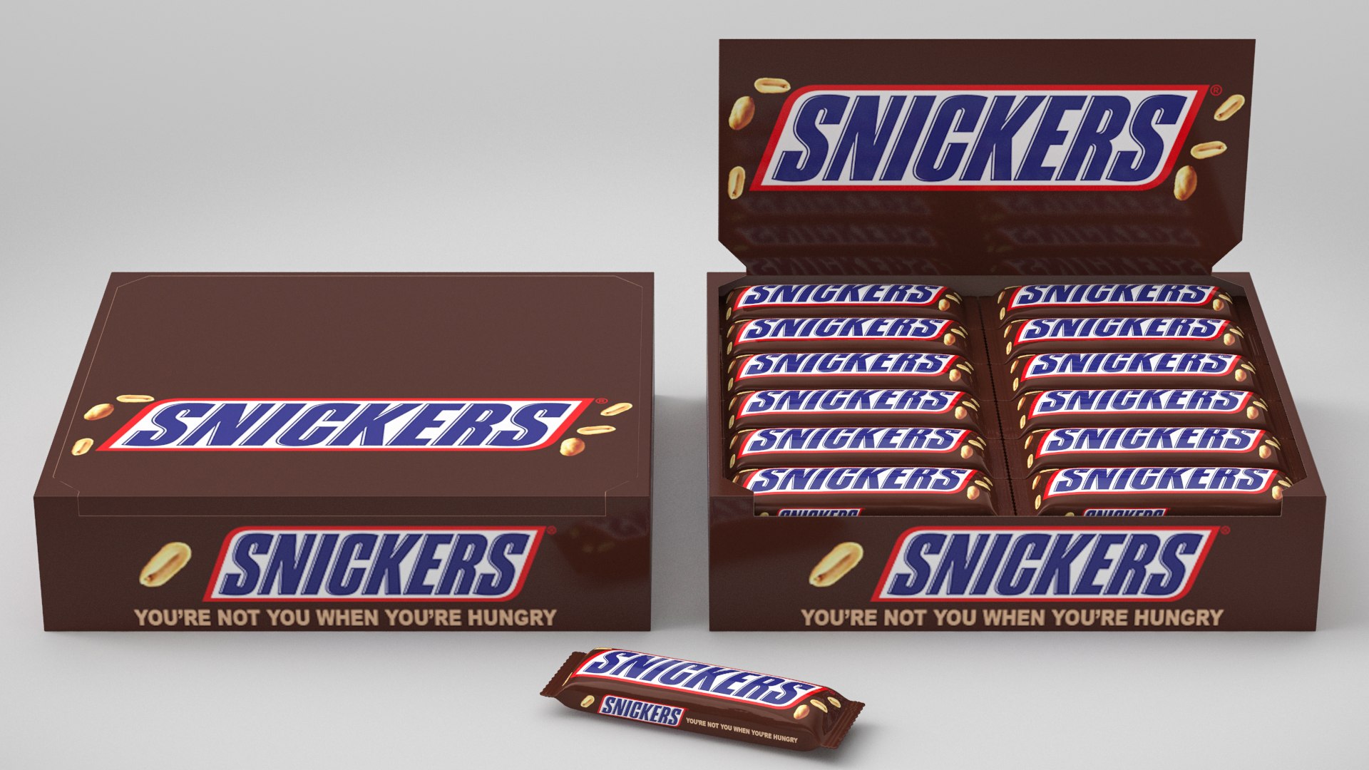 Snickers Box 3D Model - TurboSquid 1688784