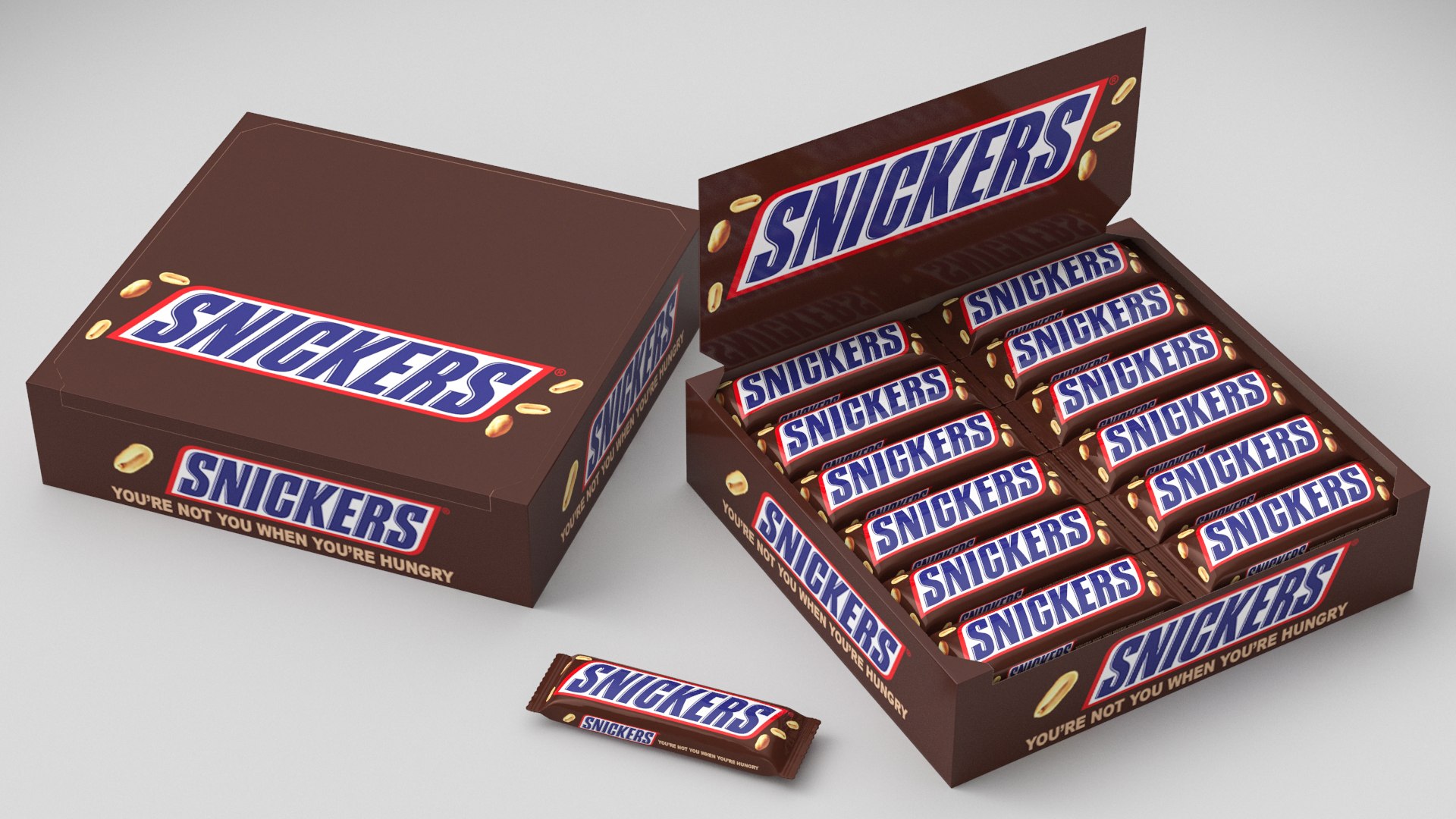 Snickers Box 3D Model - TurboSquid 1688784