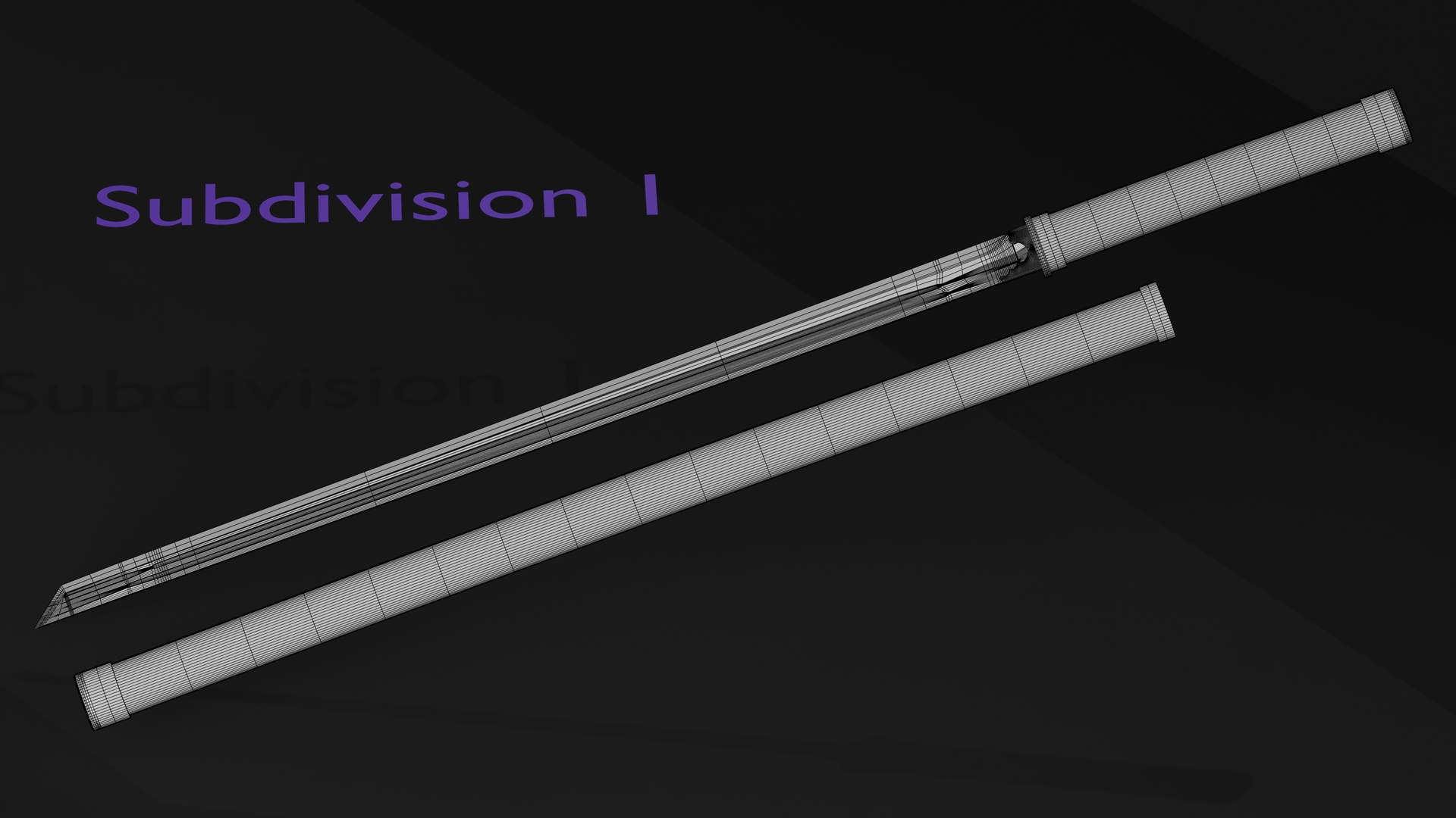 3D Pride Ninjato Sword - TurboSquid 2345519