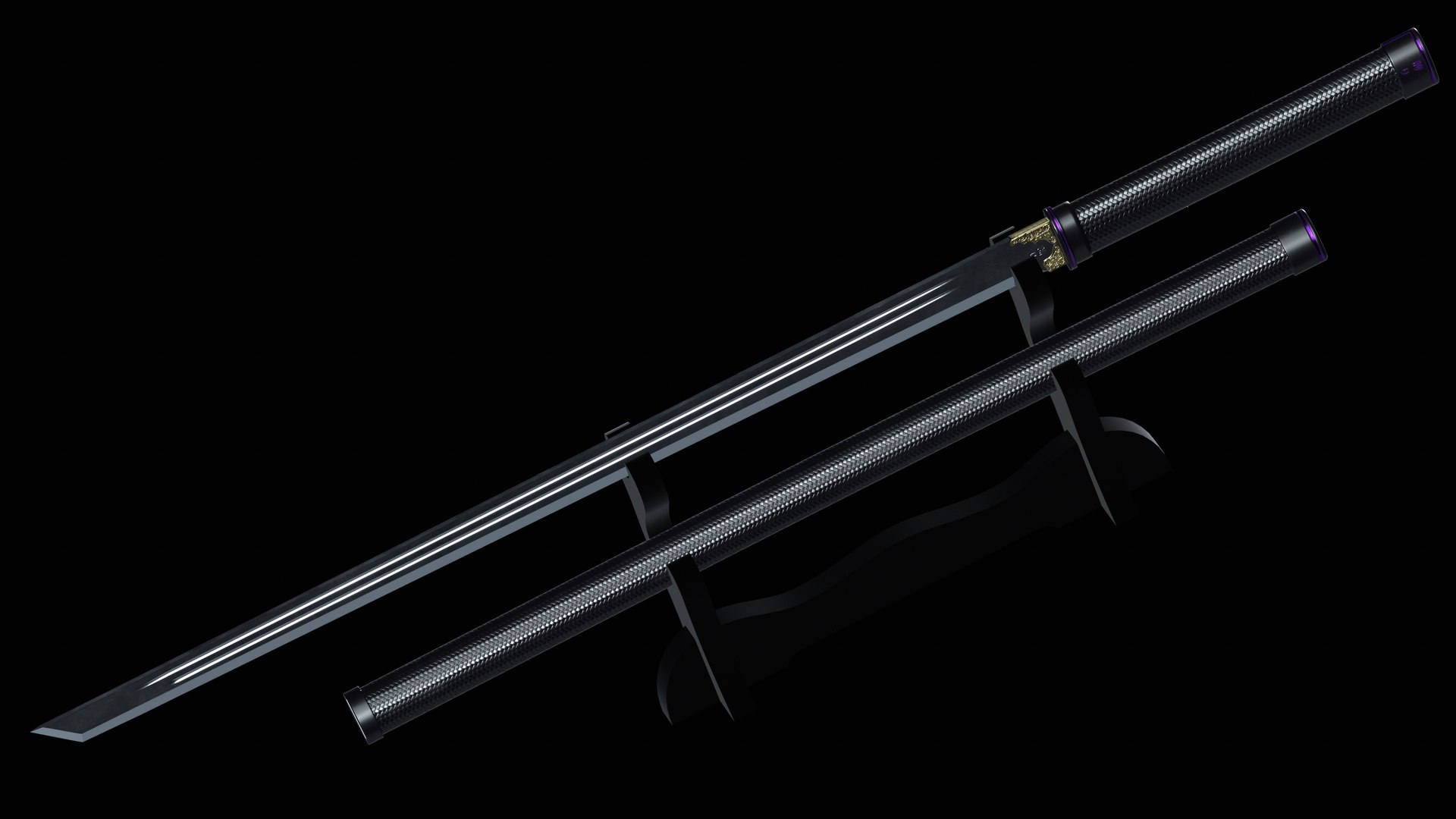 3D Pride Ninjato Sword - TurboSquid 2345519