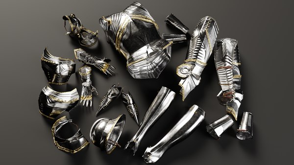 Suit Of Armor Blender Models for Download | TurboSquid