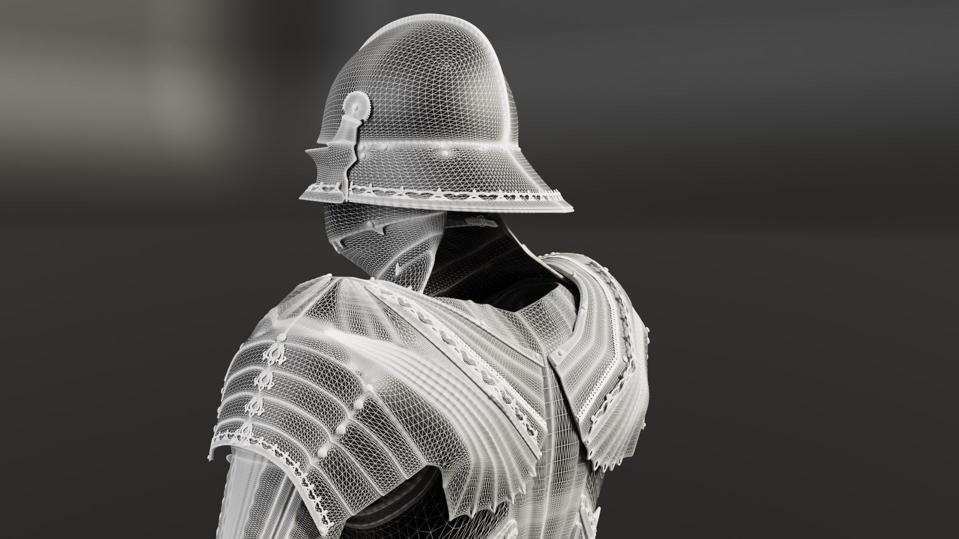 Highly Detailed Gothic Armor 3D Model - TurboSquid 1720837