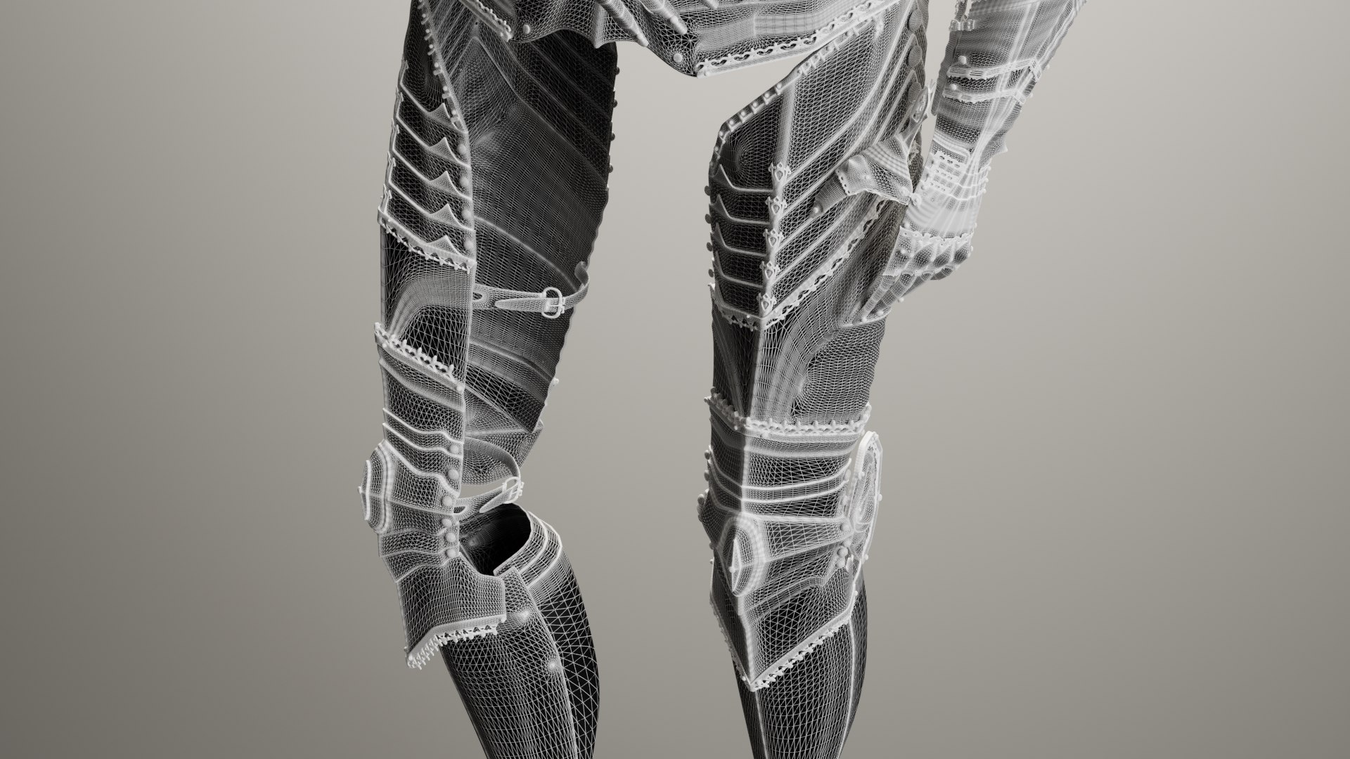 Highly Detailed Gothic Armor 3D Model - TurboSquid 1720837