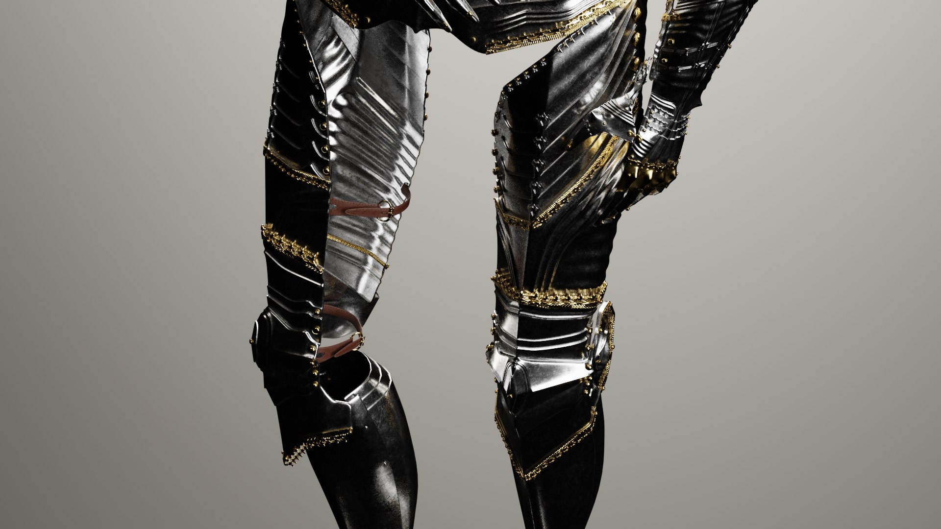 Highly Detailed Gothic Armor 3D Model - TurboSquid 1720837