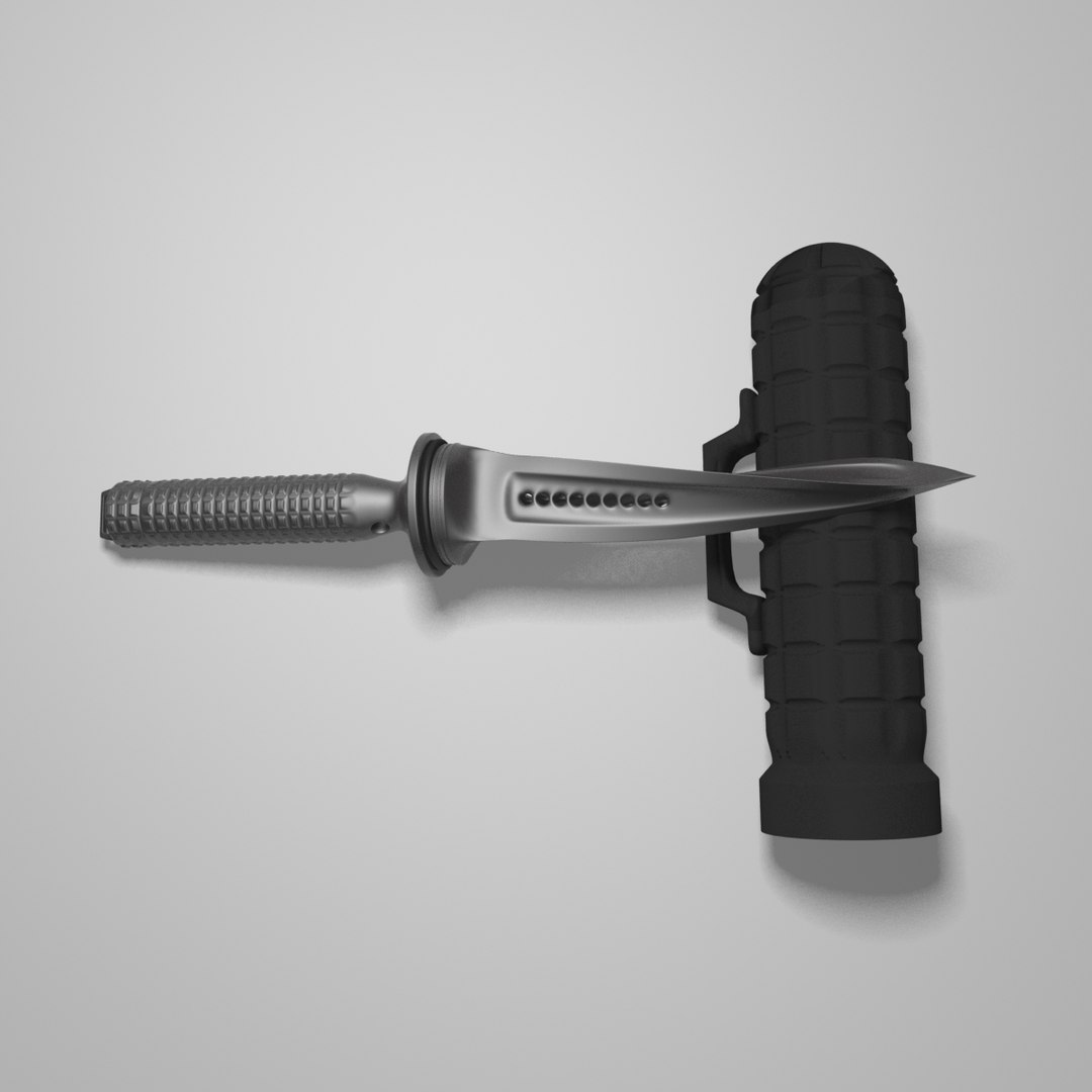 Jagdkommando Knife 3d Model