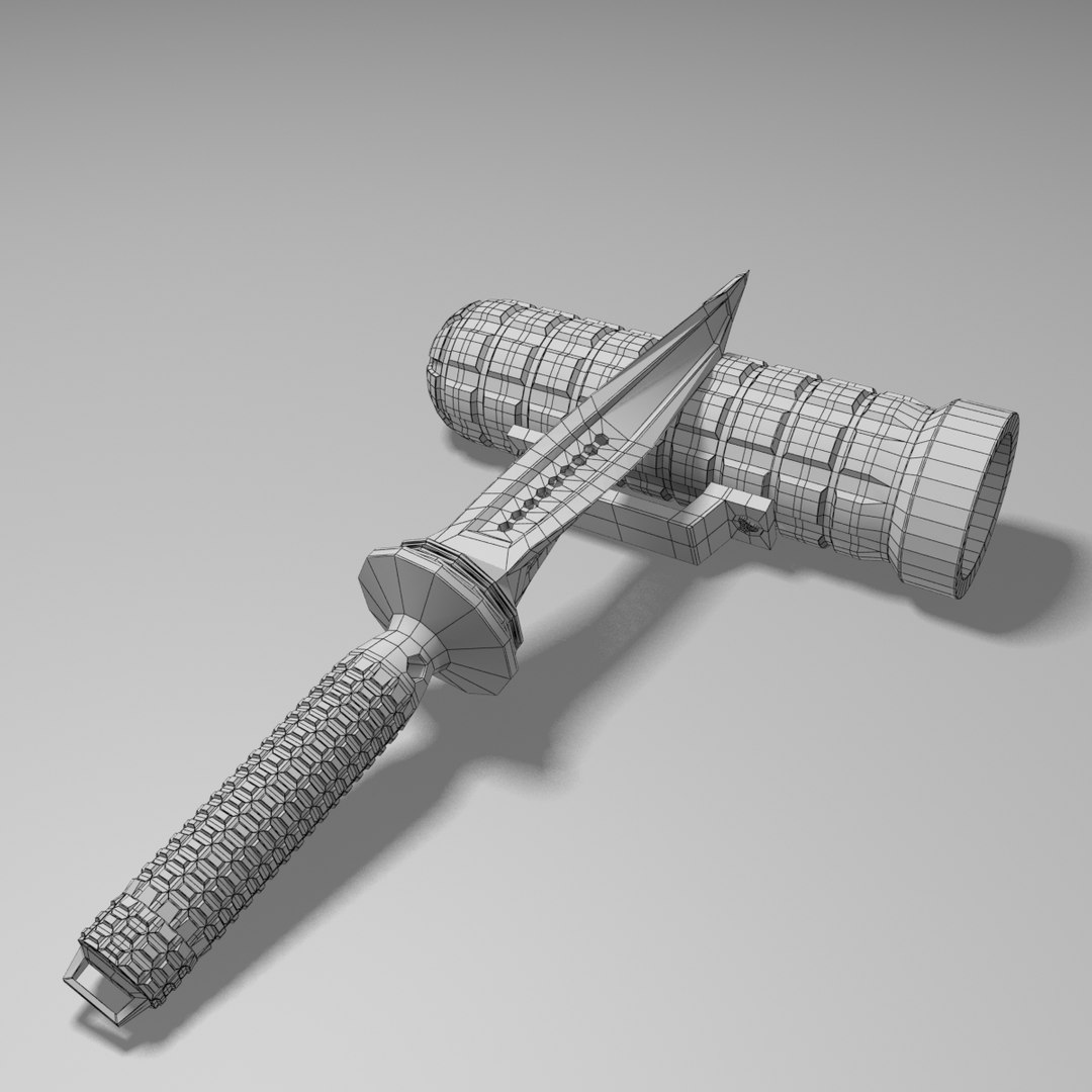 Jagdkommando Knife 3d Model