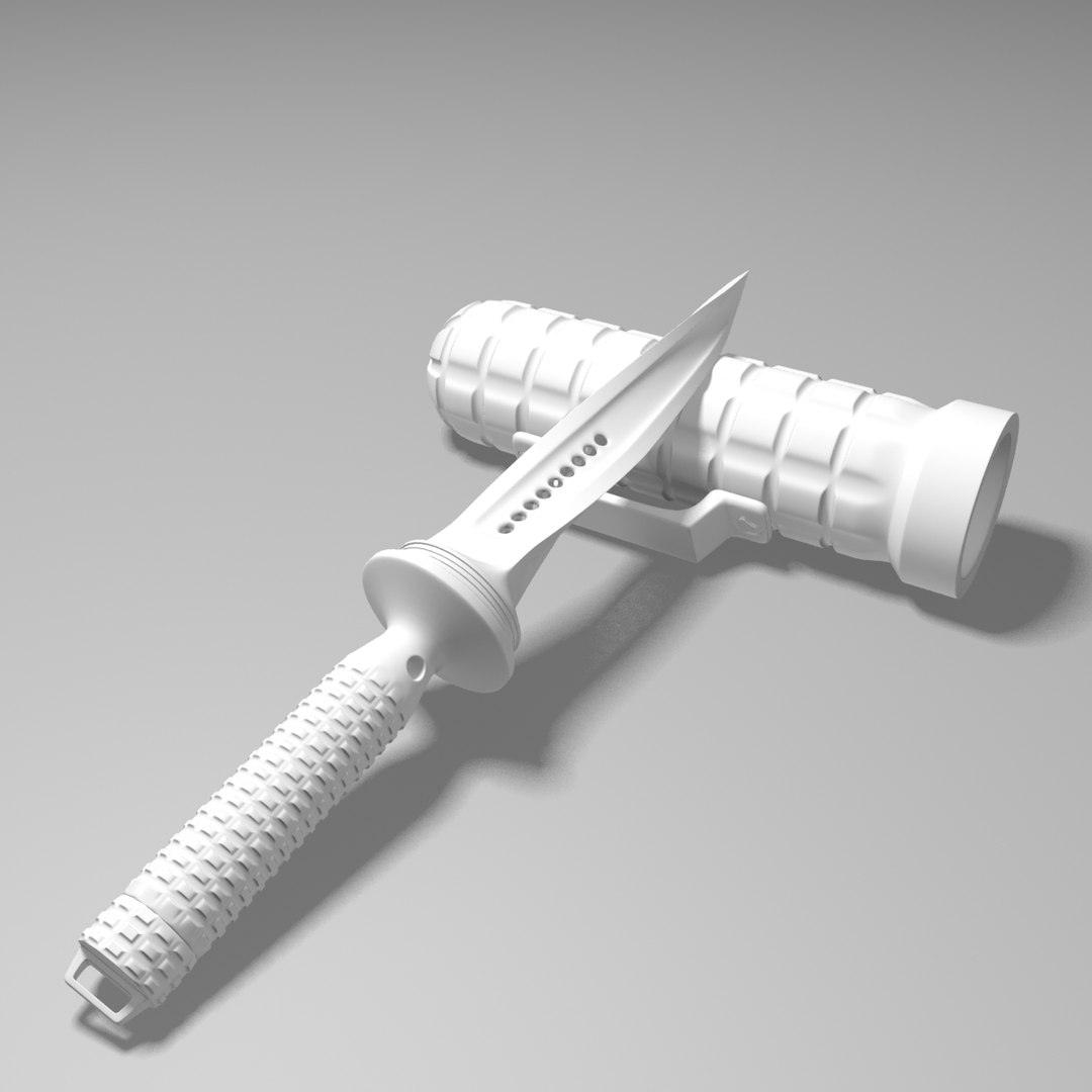 Jagdkommando Knife 3d Model