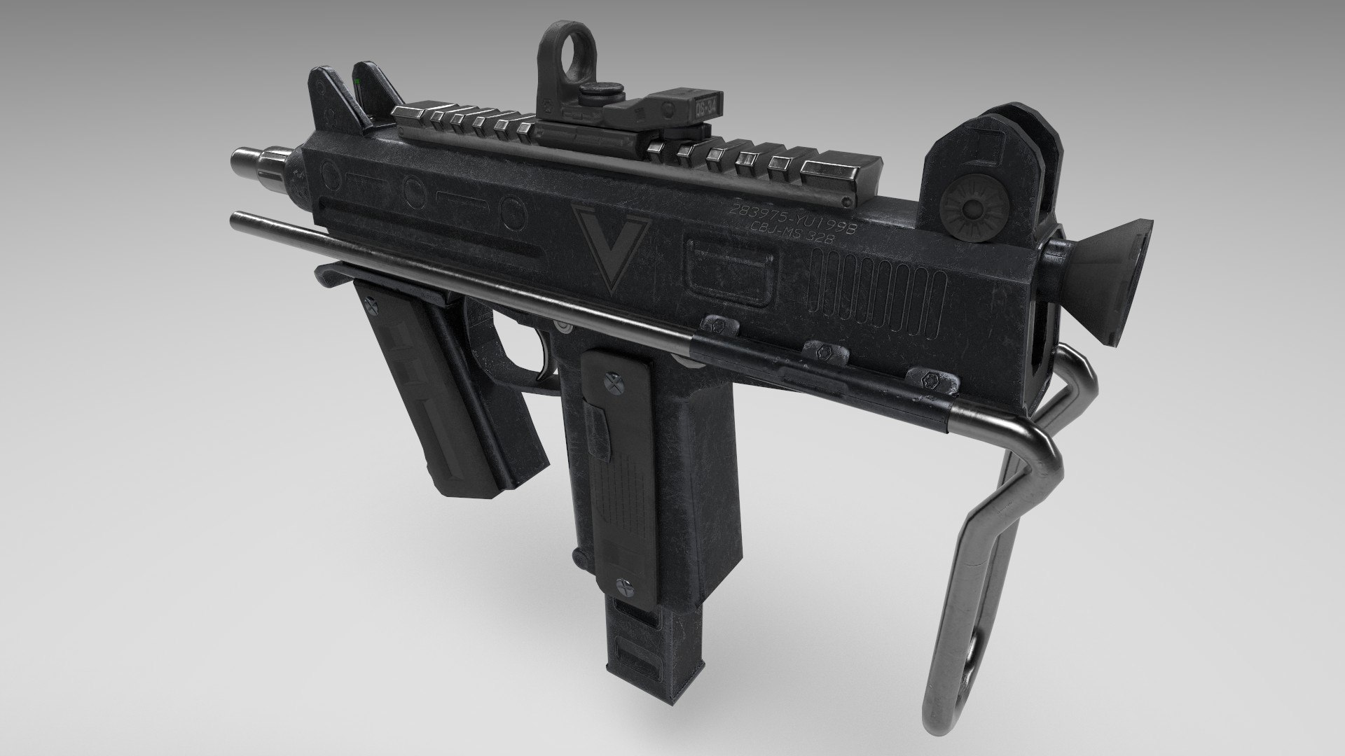 Cbj-ms smg futuristic 3D model - TurboSquid 1230037