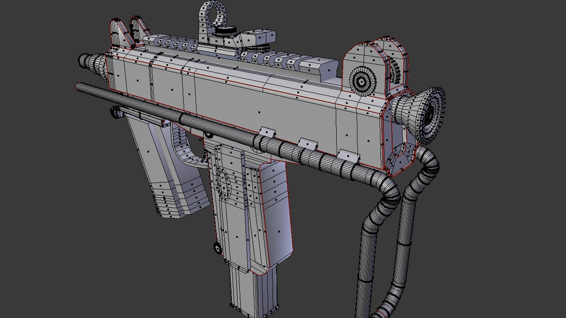 Cbj-ms smg futuristic 3D model - TurboSquid 1230037