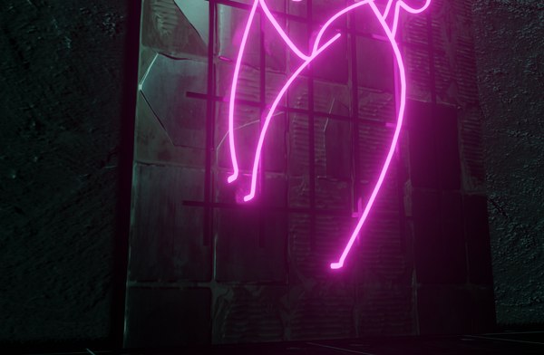 Neon sign model - TurboSquid 1704573