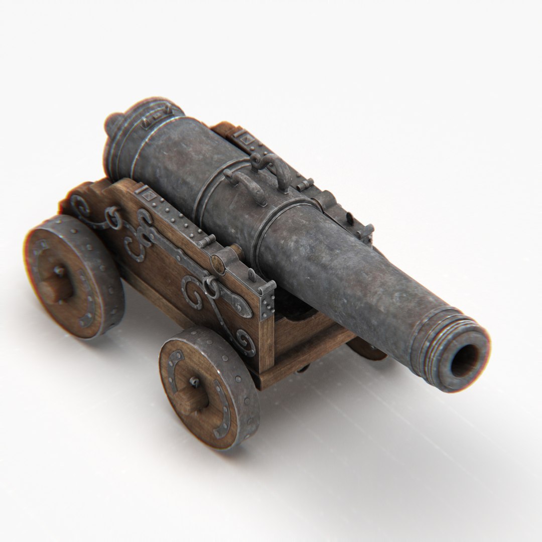 Medieval Cannon 3D Model - TurboSquid 2036868