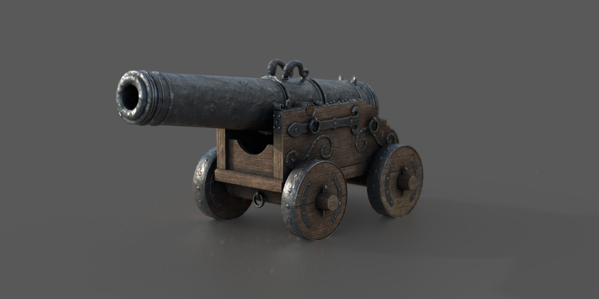Medieval Cannon 3D Model - TurboSquid 2036868