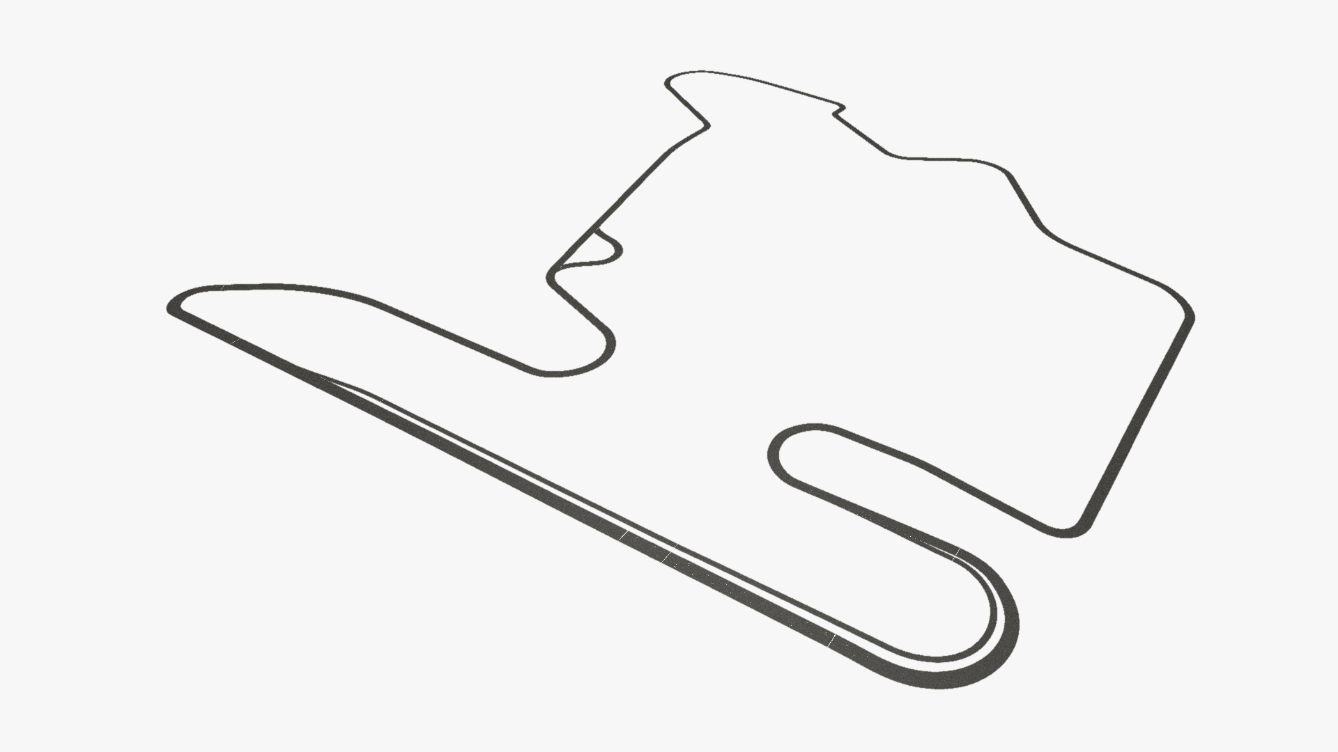 Hungaroring F1 Circuit - Simple 3D Model - TurboSquid 2090597