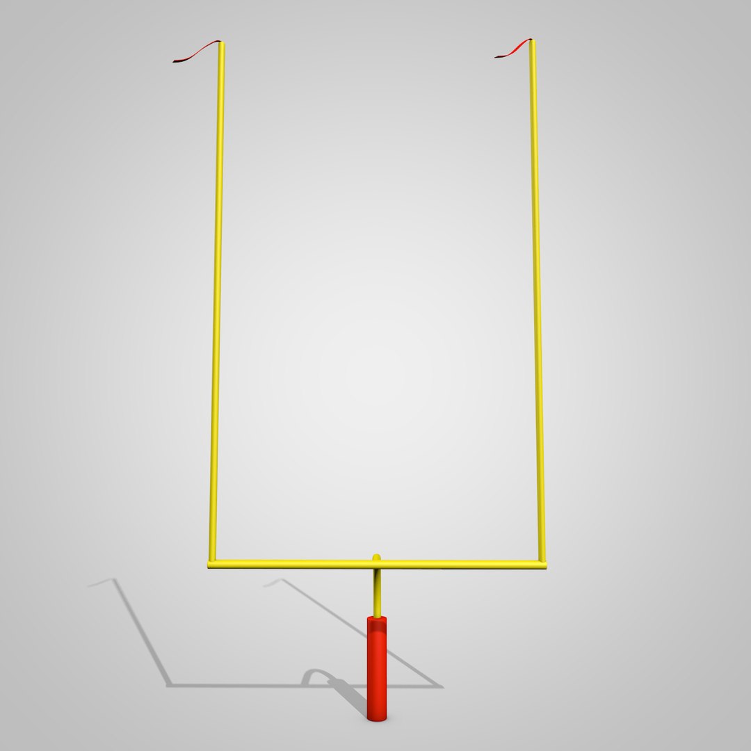 3d Model Of Football Goal Post