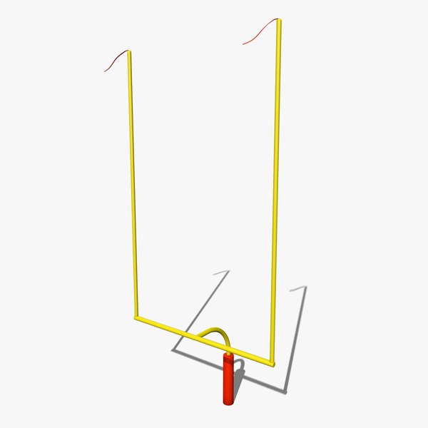 3d model of football goal post