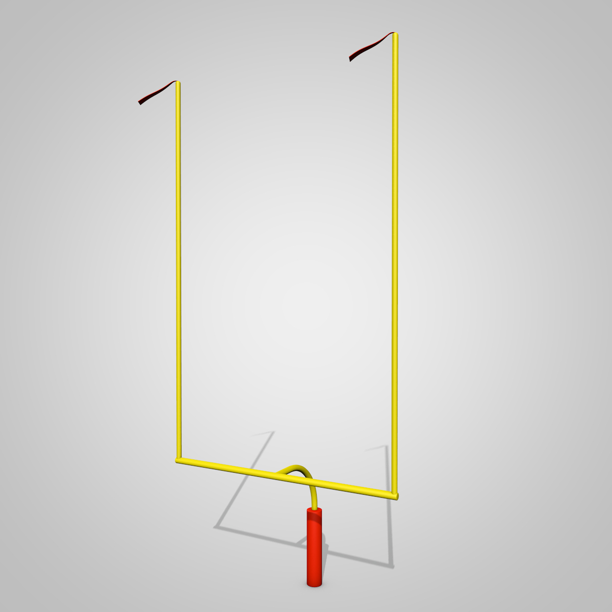 3d model of football goal post